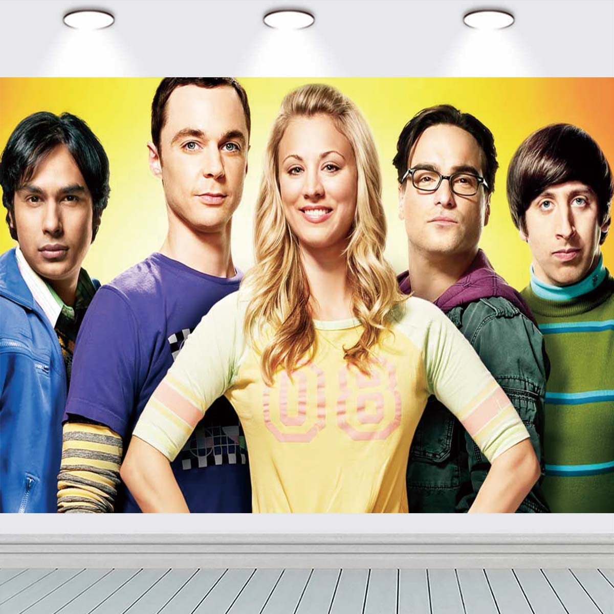 The Big Bang Theory school Taspestry Wall Decor Birthday Banner ...