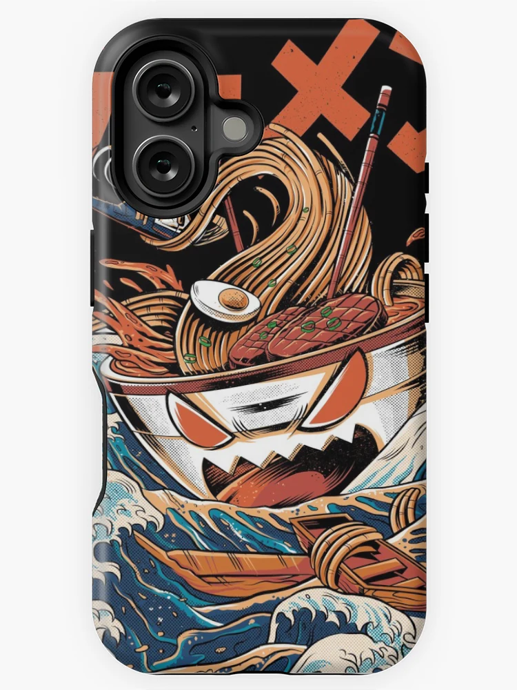 The Big Black Ramen Case Designed for iPhone 11 12 13 14 15 16 Pro Max ...