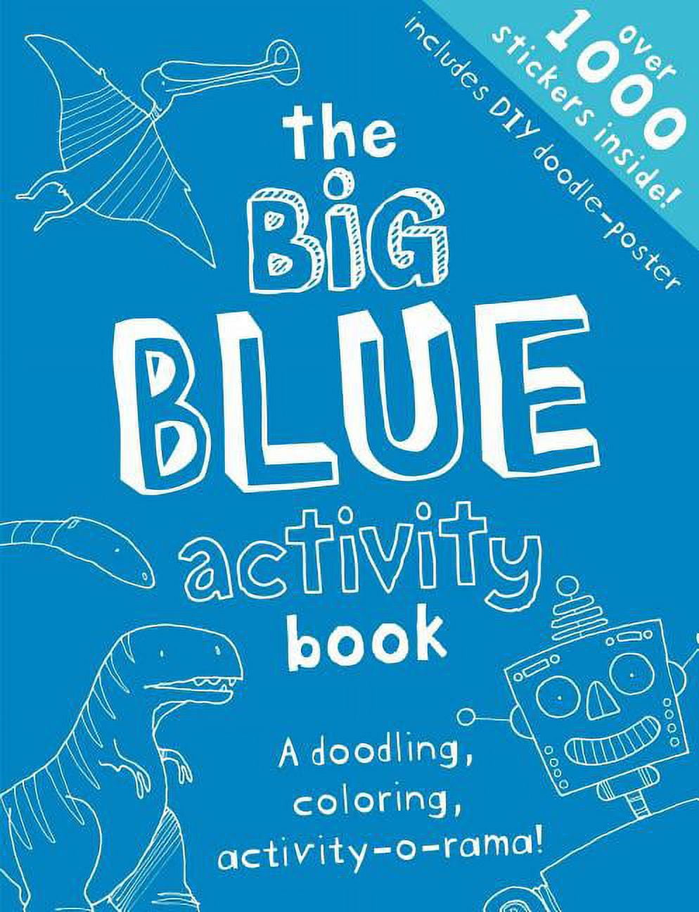 The Big Blue Activity Book (Paperback) - Walmart.com
