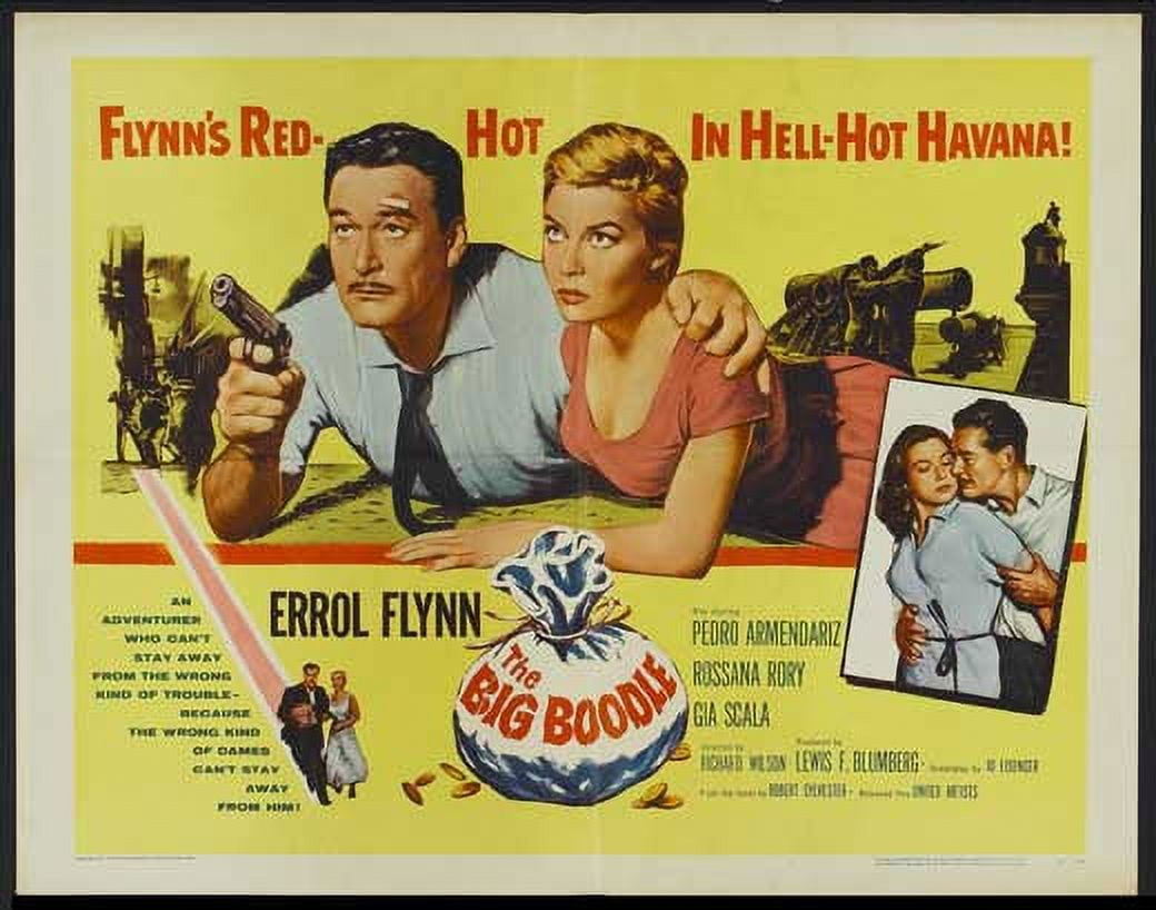 The Big Boodle - movie POSTER (Half Sheet Style A) (22" x 28") (1957 ...