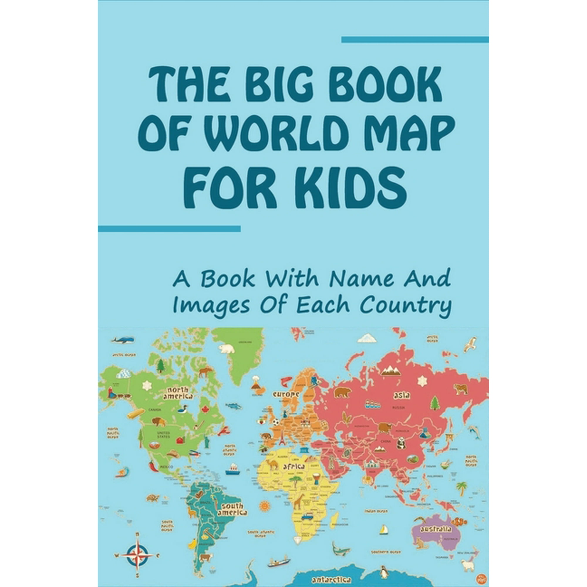 World Maps With Countries Names For Kids