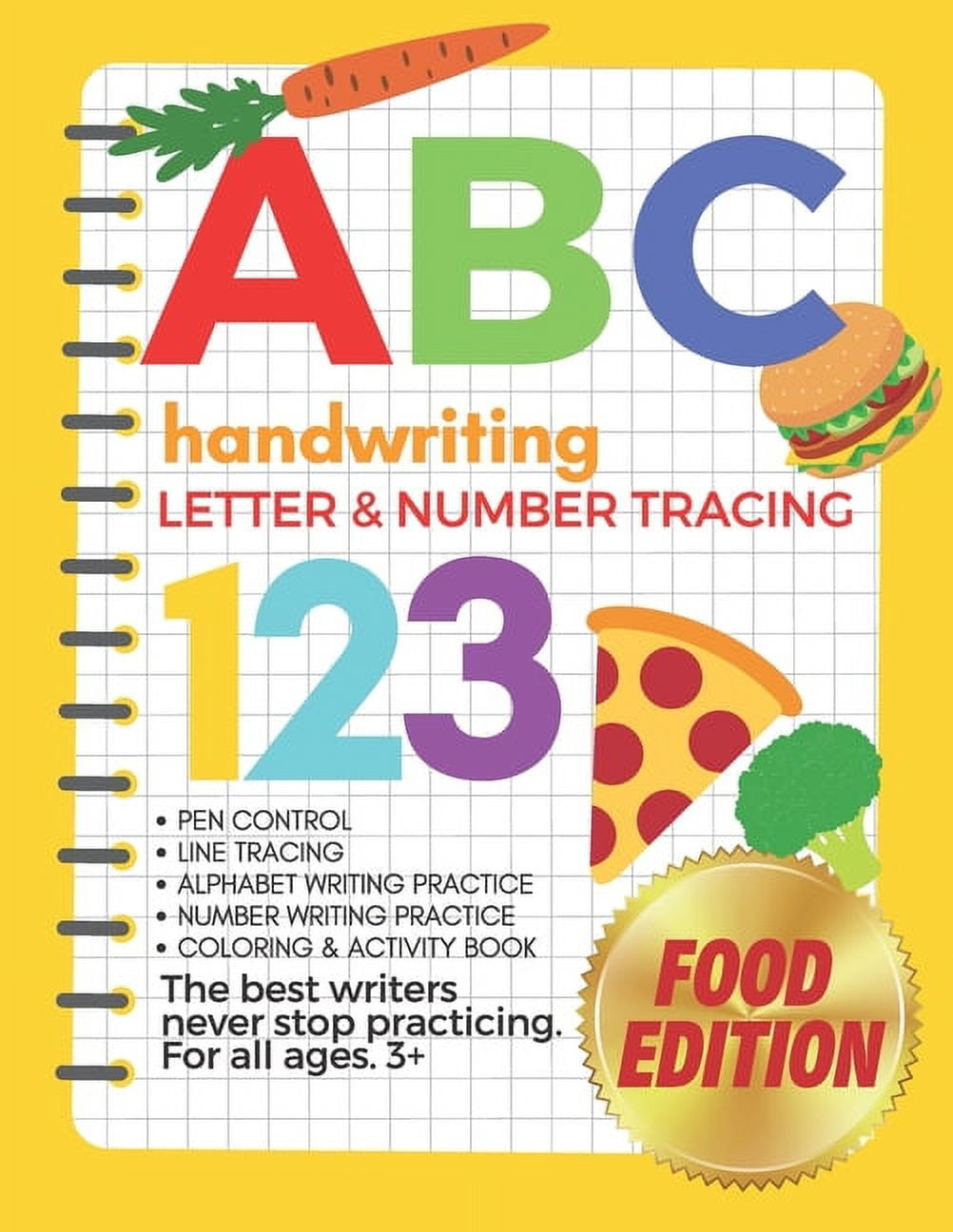 The Big Book of Letter Tracing and Coloring - ABC & 123 Handwriting ...