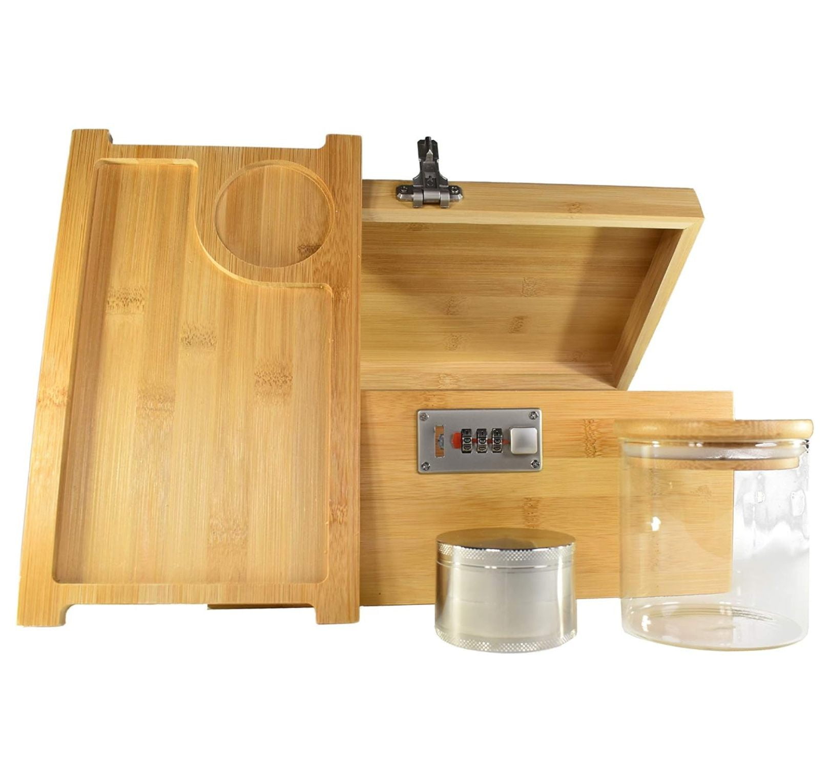 "The Big Box Stash Box Set- Storage for and Accessories | 100% Bamboo w ...