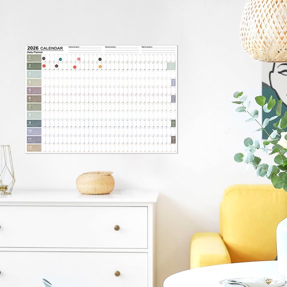 The Big Calendar 2026 Full - Year Wall Calendar, Large - Format ...