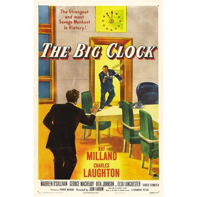 The Big Clock Movie Poster - 11 x 17 in. - Walmart.com