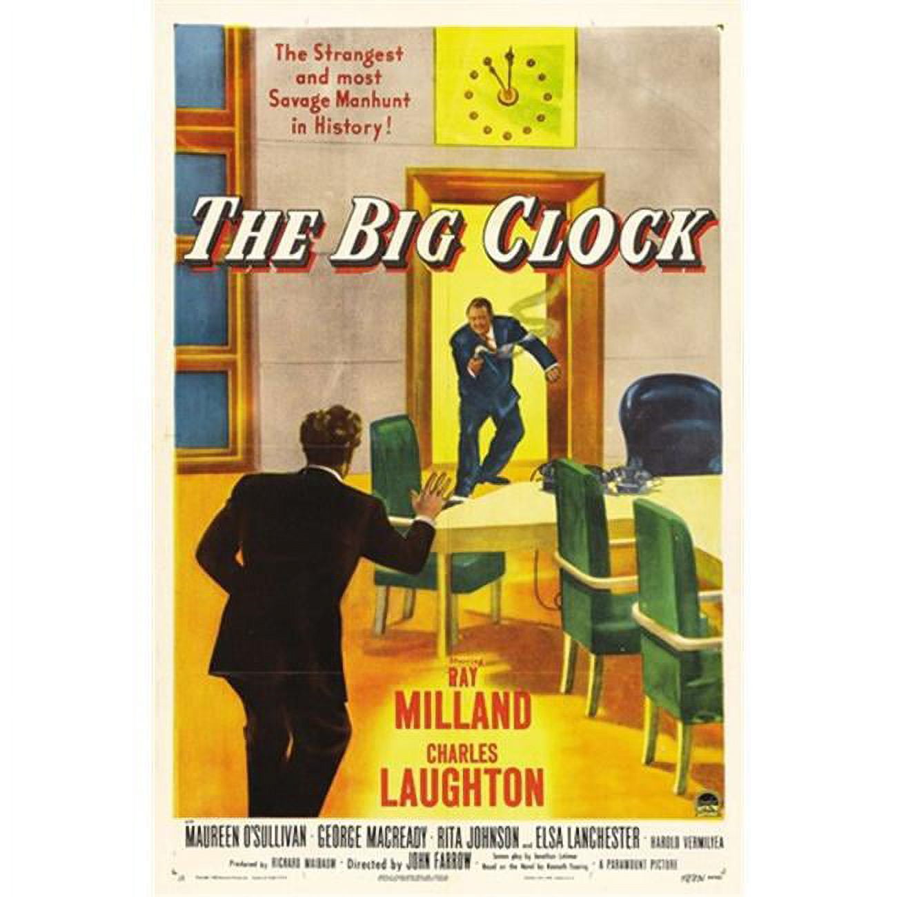 The Big Clock Movie Poster - 11 x 17 in. - Walmart.com