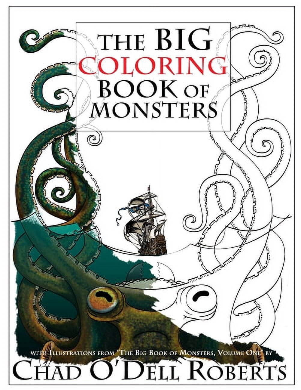 The Big Coloring Book of Monsters, (Paperback) - Walmart.com