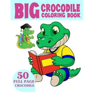 coloring book alligator