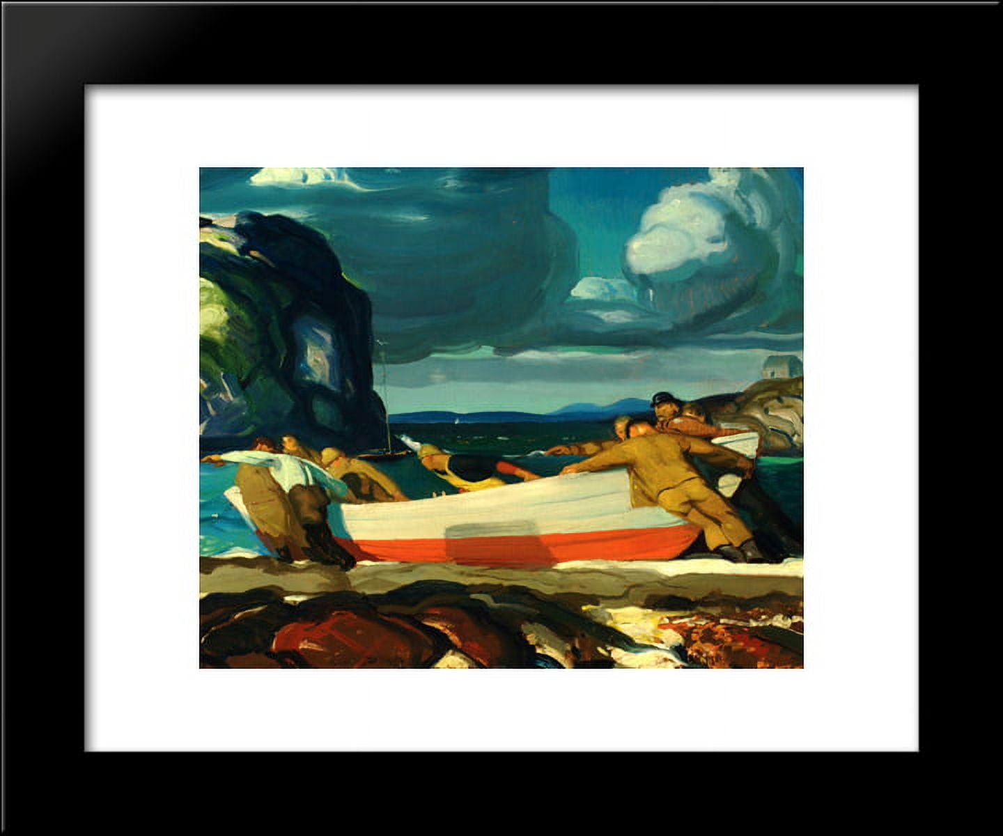 The Big Dory 20x24 Framed Art Print by George Bellows - Walmart.com