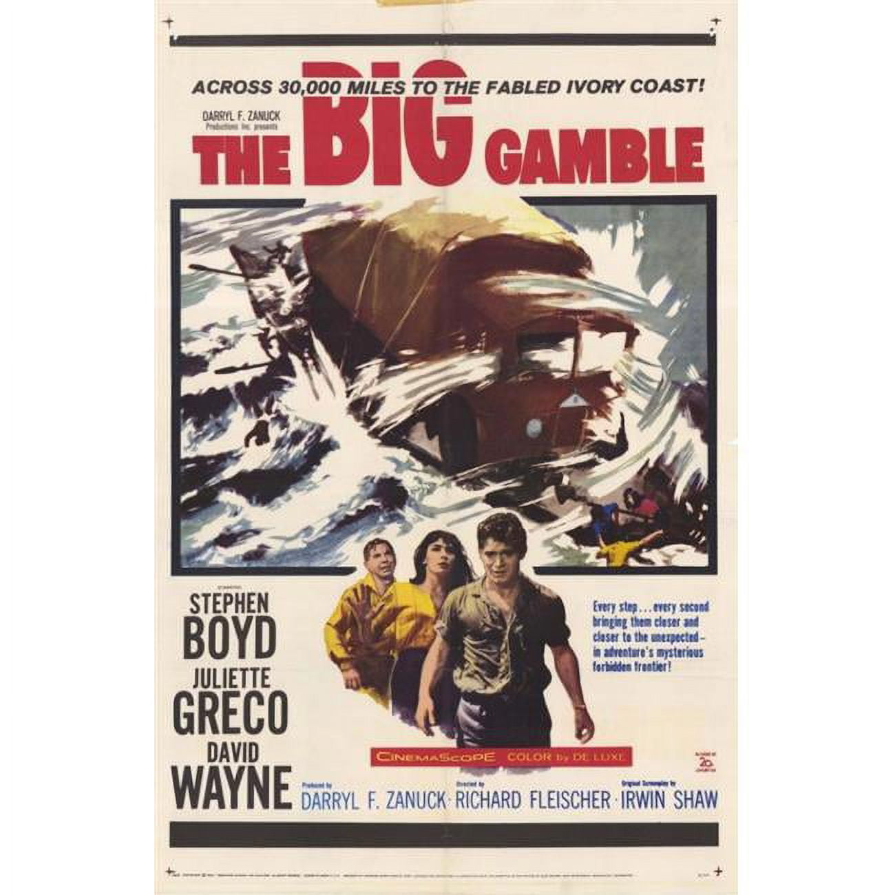 The Big Gamble Movie Poster Print (27 x 40) - Walmart.com