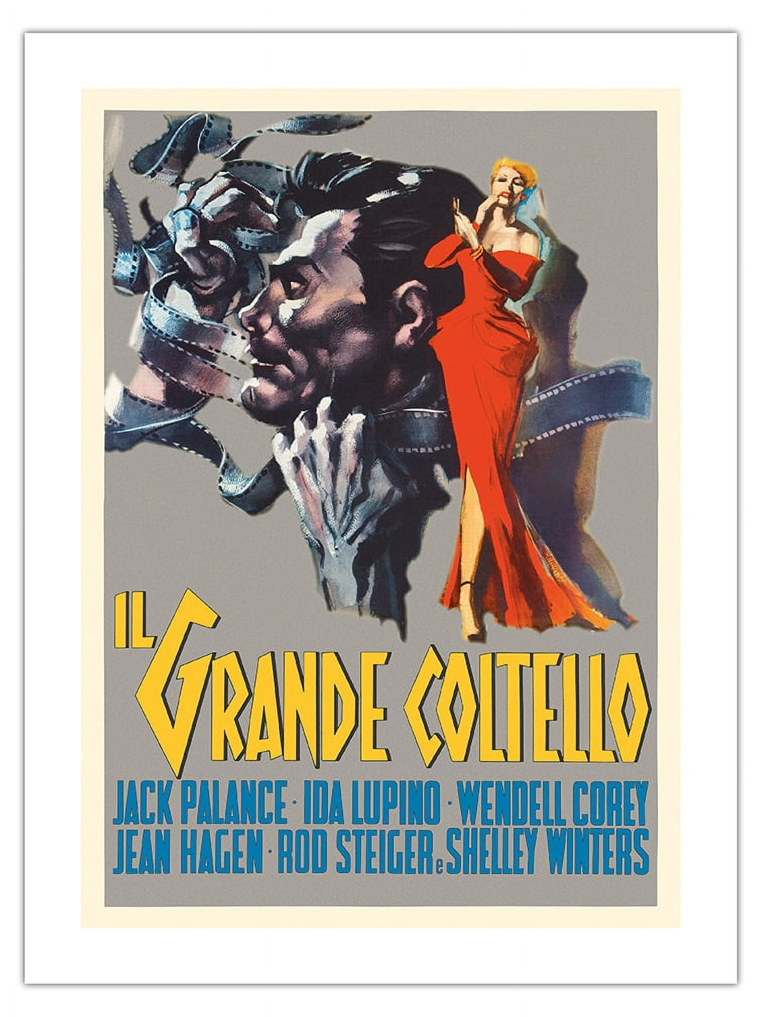 The Big Knife (Grande Coltello) - Starring Jack Palance & Ida Lupino ...