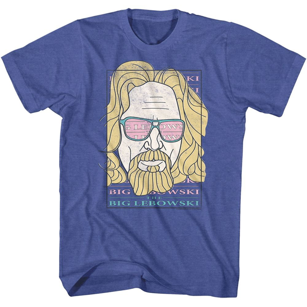 The Big Lebowski - Logo Sunglasses - Short Sleeve - Heather - Adult - T ...