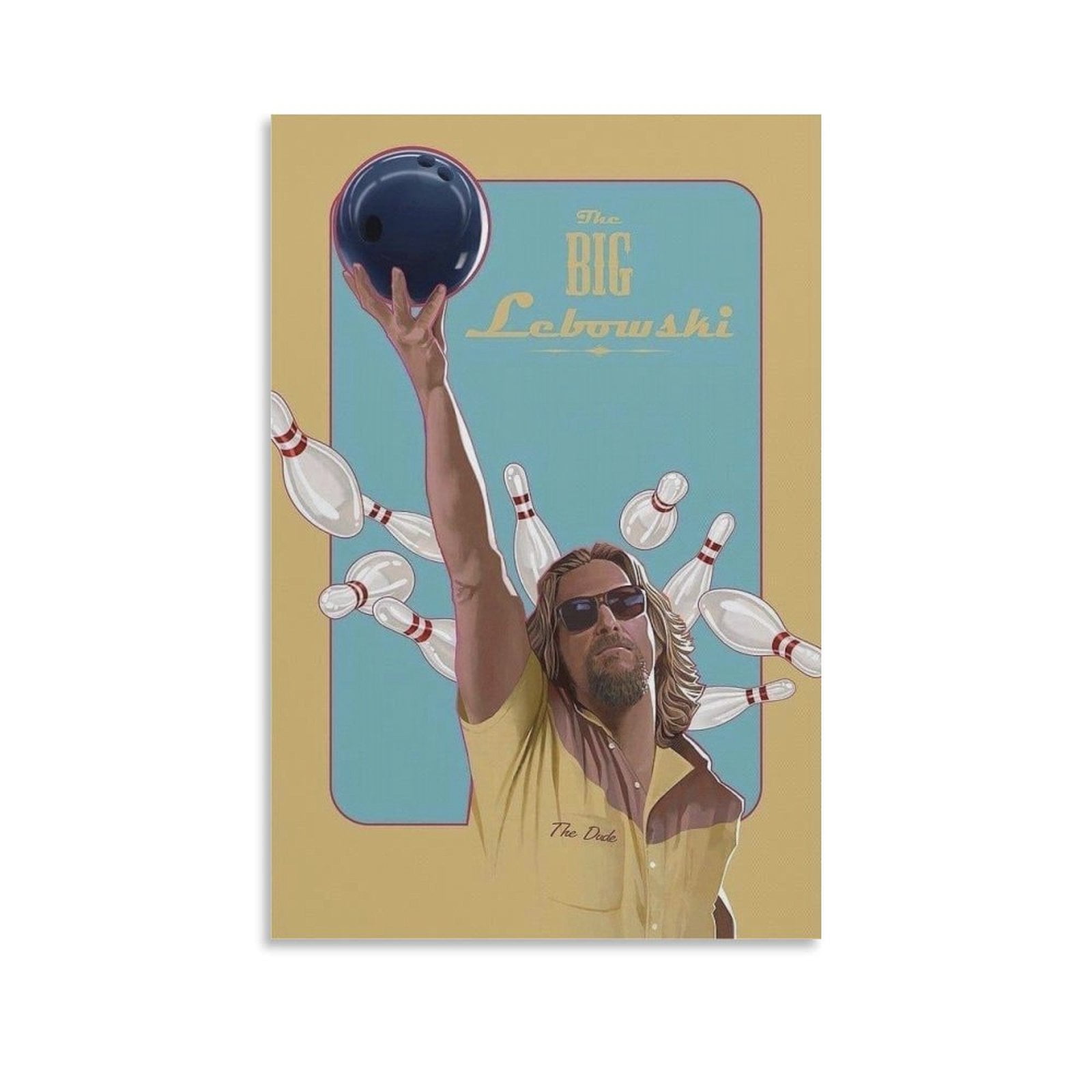 The Big Lebowski Movie Poster (23) Room Aesthetic Poster Print Art Wall ...