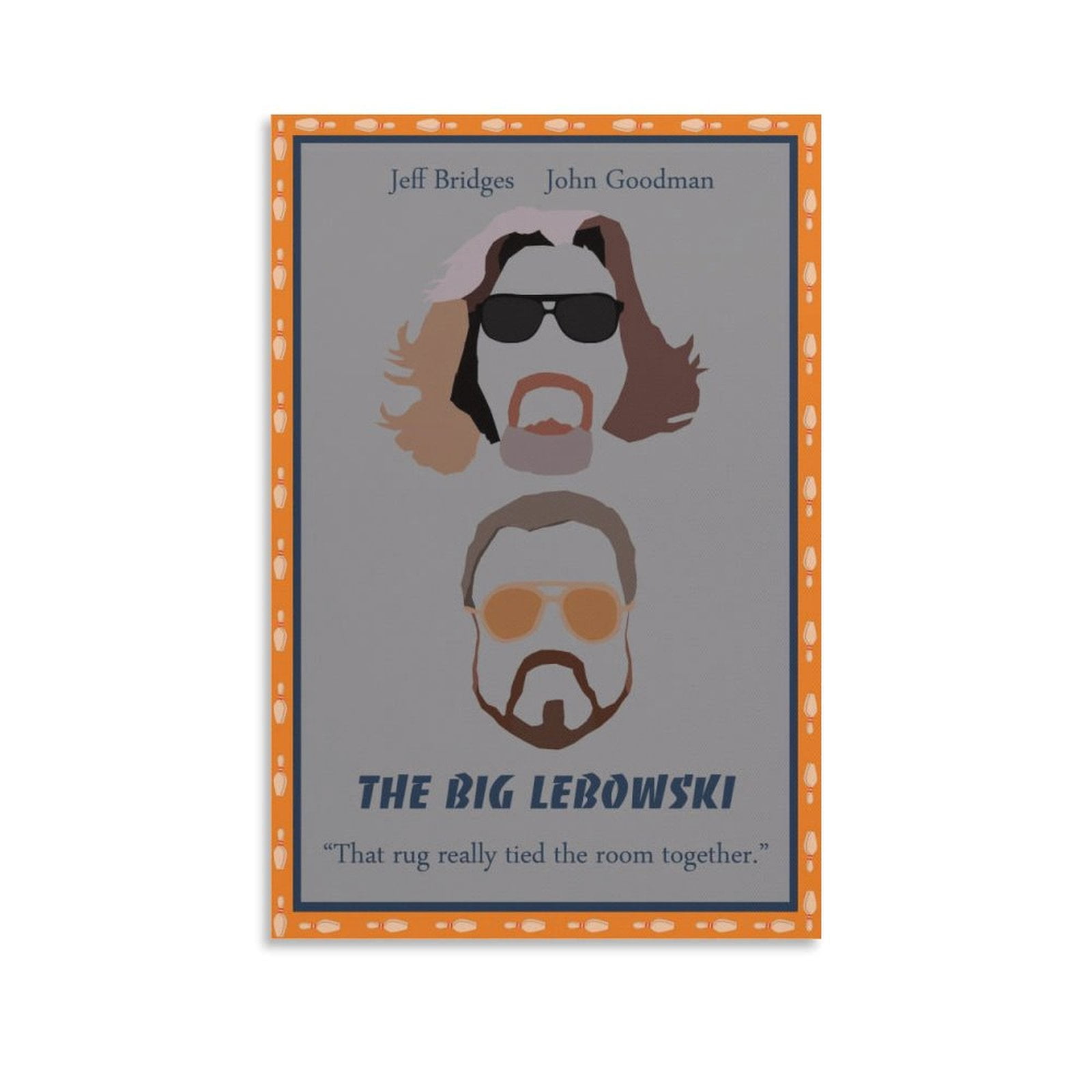 The Big Lebowski Movie Poster (33) Artworks Canvas Poster Room ...