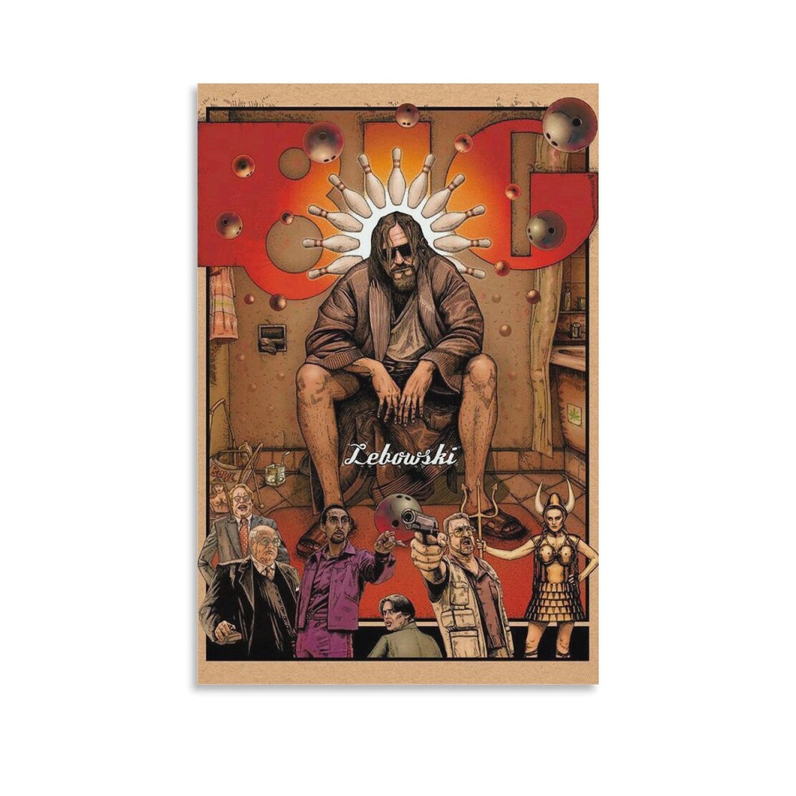 The Big Lebowski Movie Poster (56) Poster Decorative Painting Canvas ...