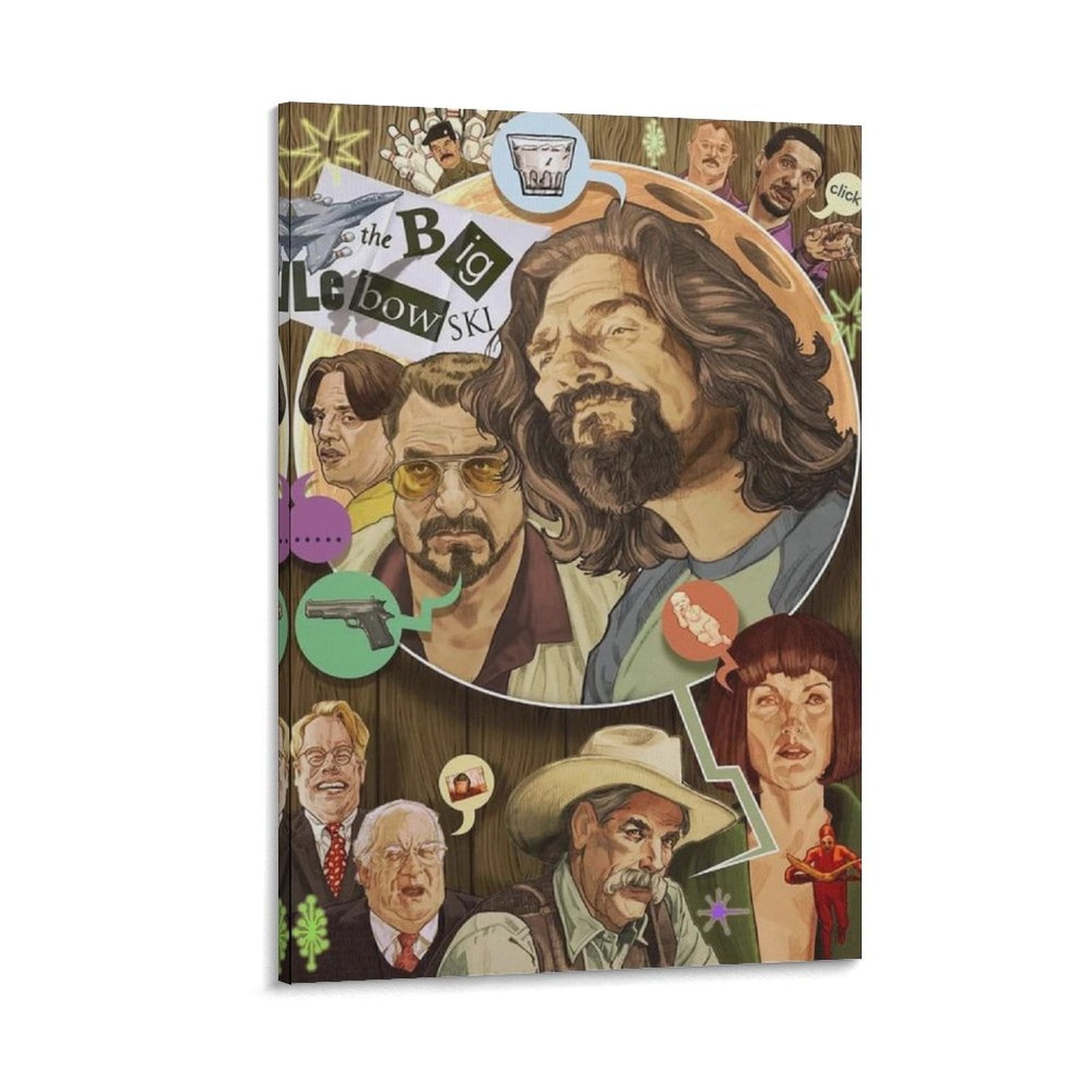 The Big Lebowski Movie Poster (59) Canvas Wall Art Prints Poster Gifts ...