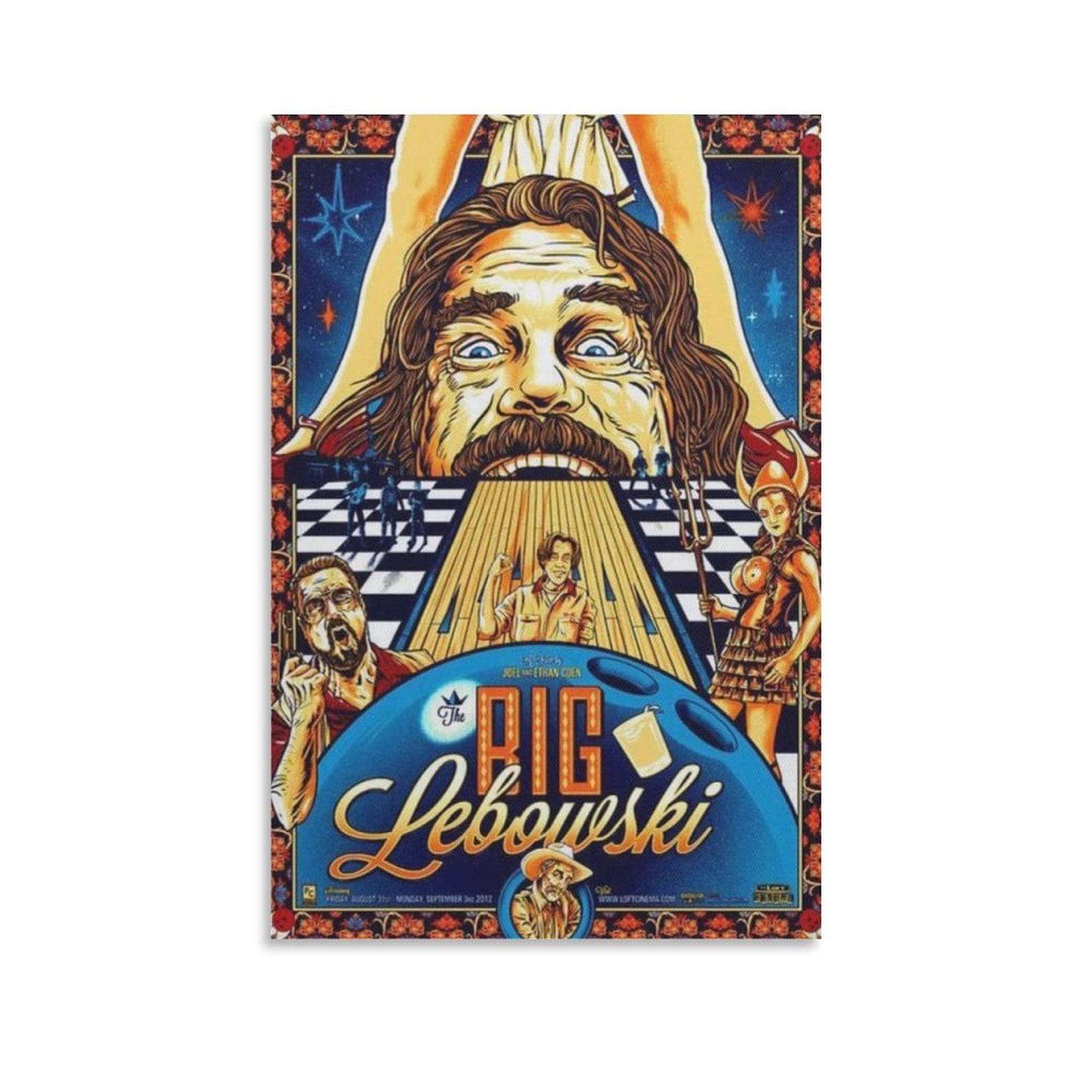 The Big Lebowski Movie Poster (78) Poster Cool Artworks Painting Wall ...