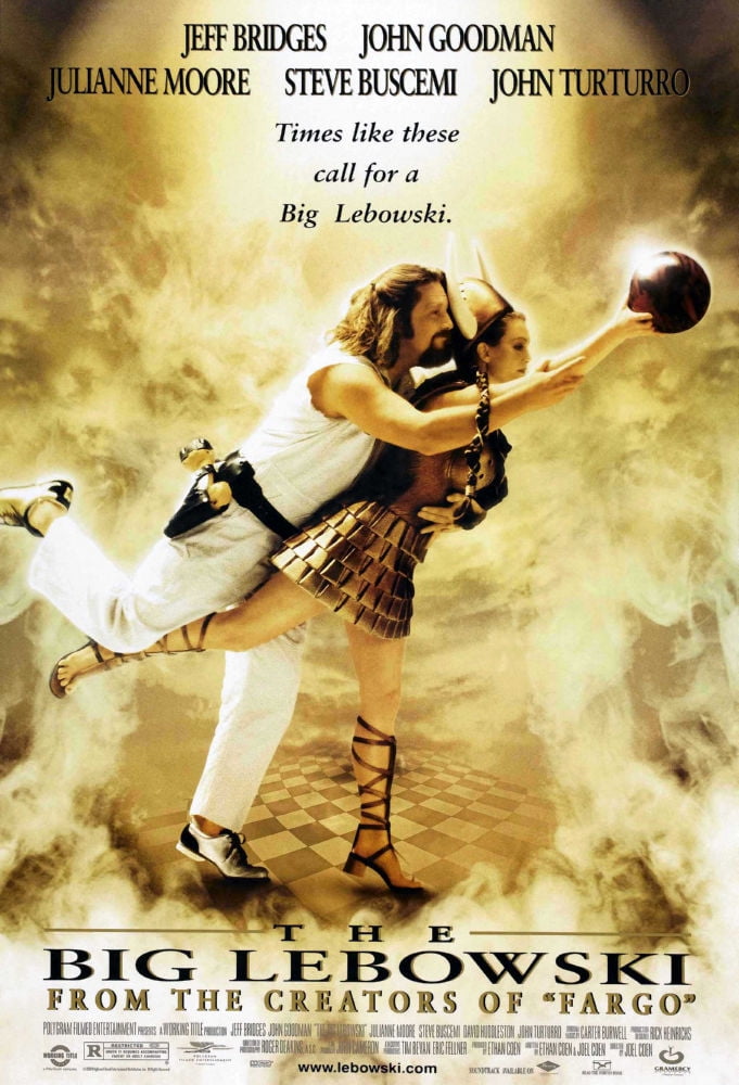 The Big Lebowski Movie Poster Metal Print 12in x 16in Print on Metal ...