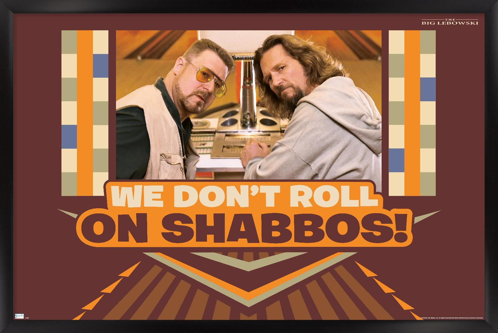 The Big Lebowski - Shabbos Wall Poster, 14.725" x 22.375", Framed ...