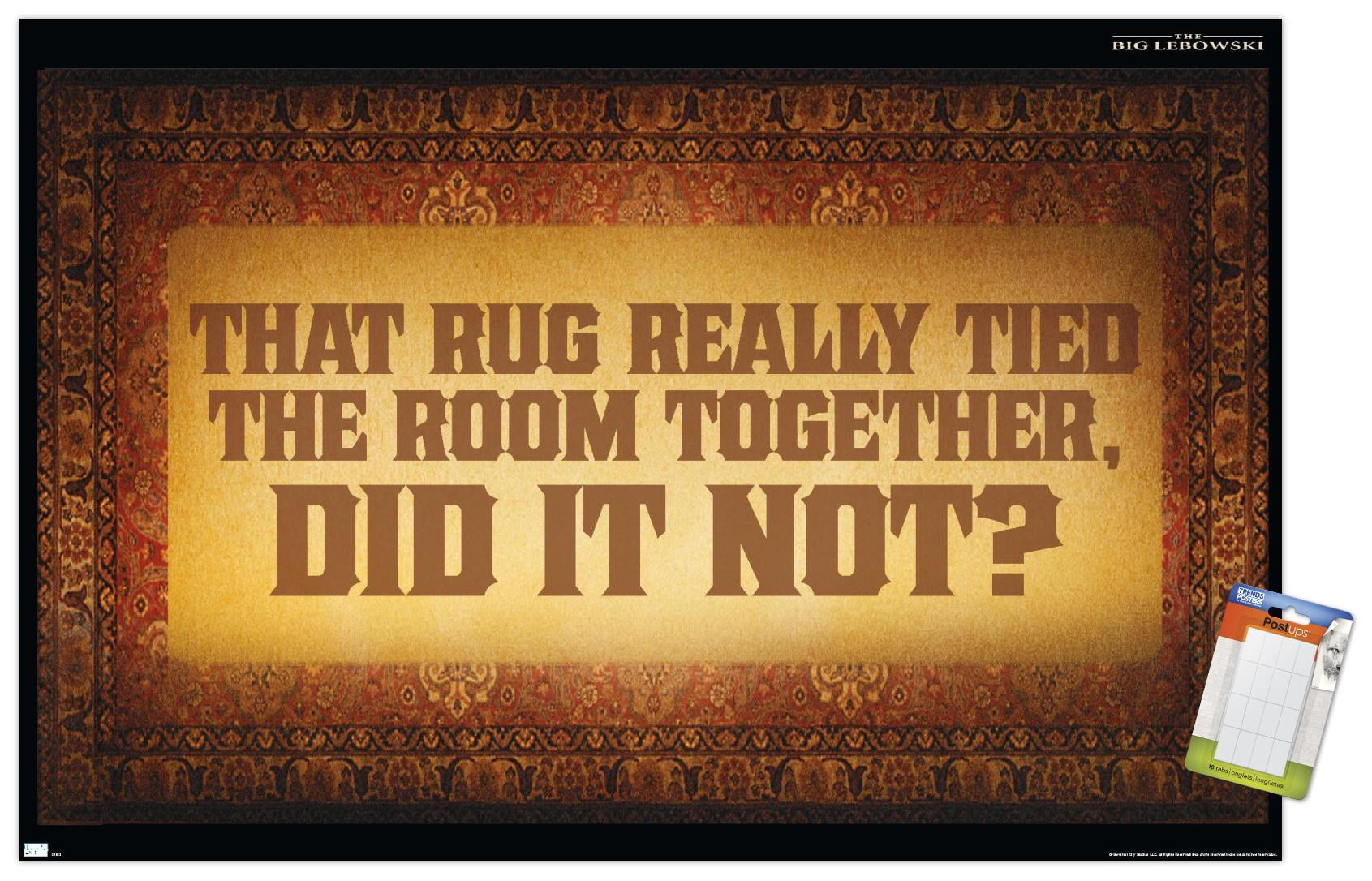 The Big Lebowski - The Rug Wall Poster, 22.375" x 34" - Walmart ...