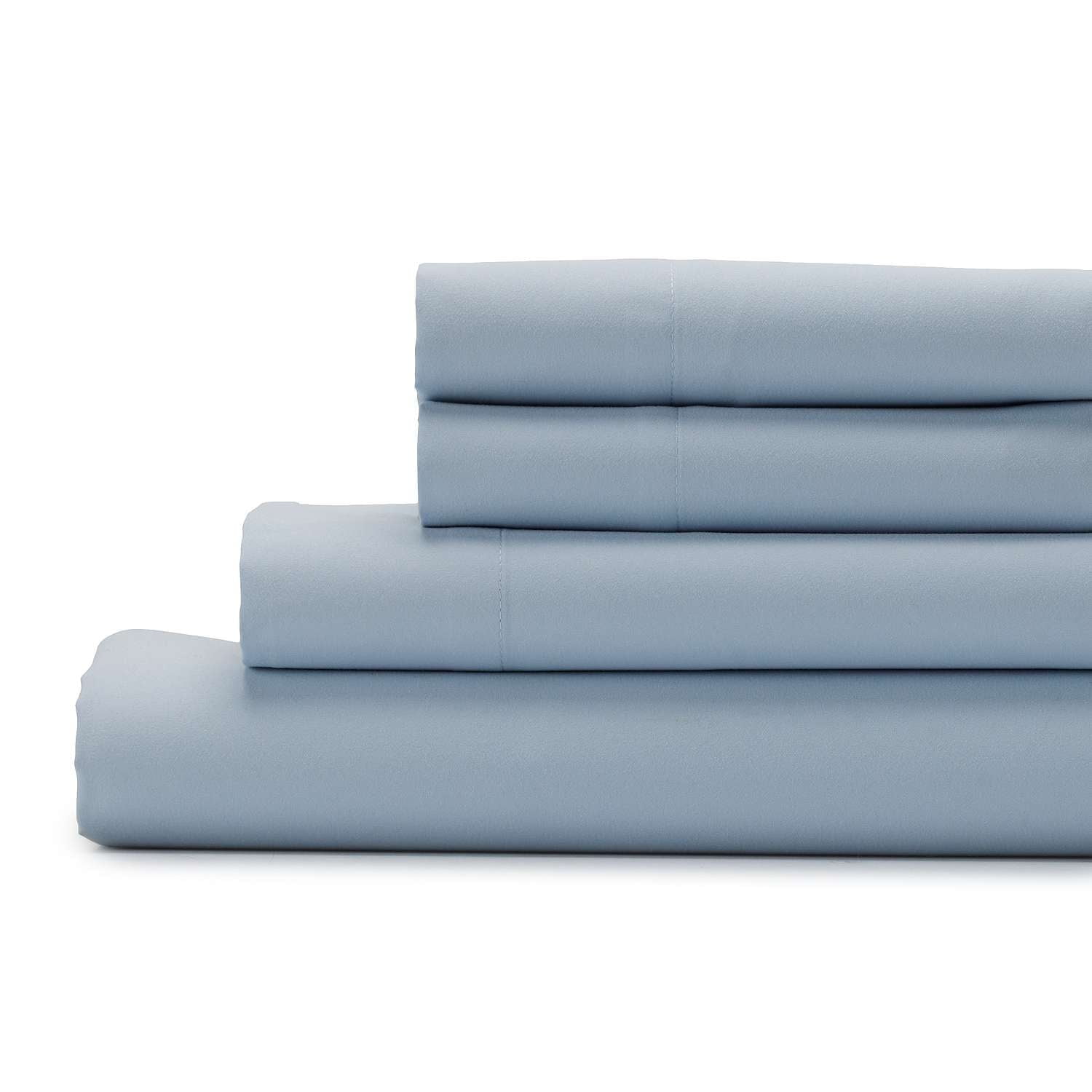 The Big One Extra Soft Sheet Set and Pillowcases - Blue, Full Set ...