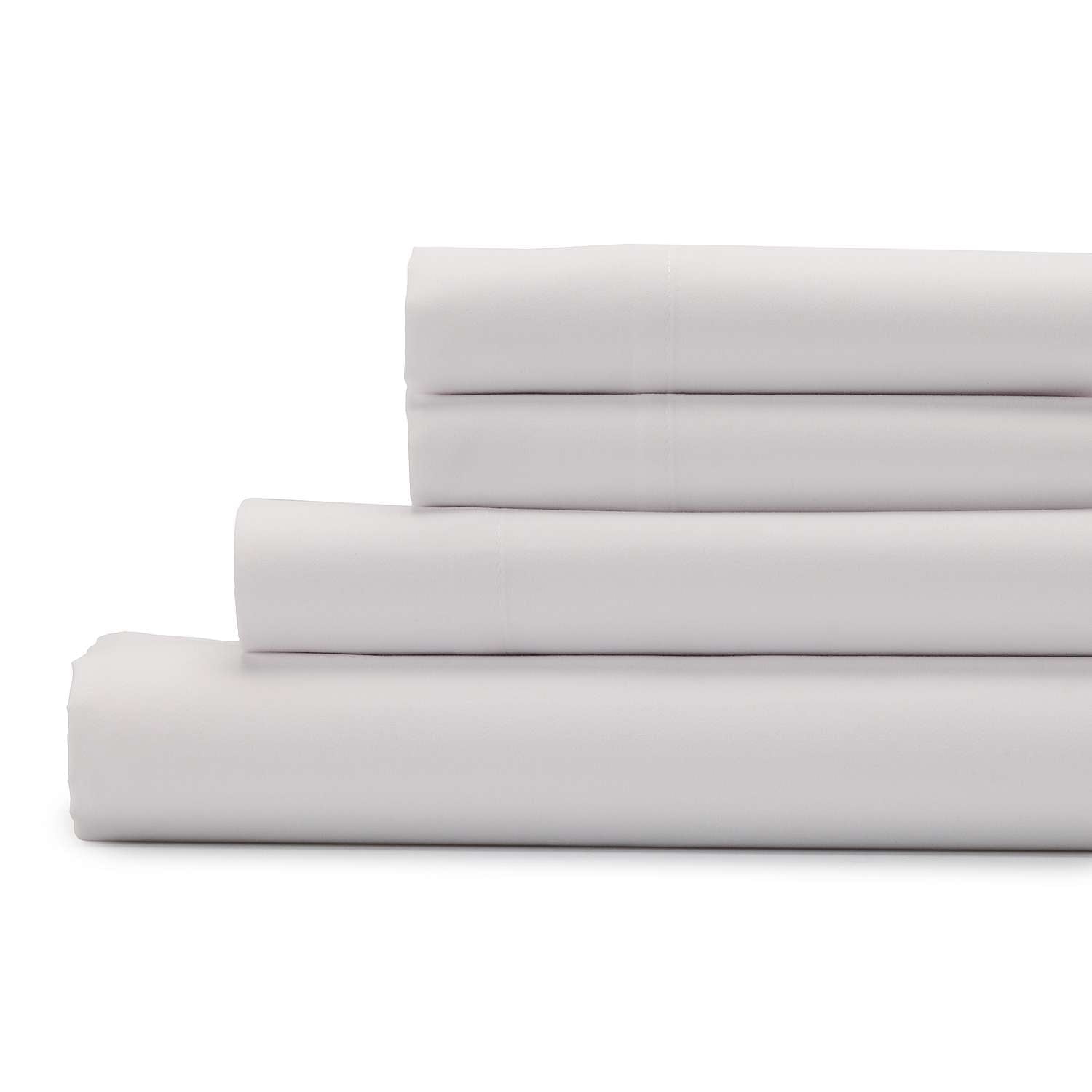 The Big One Extra Soft Sheet Set and Pillowcases - White, Full Set ...