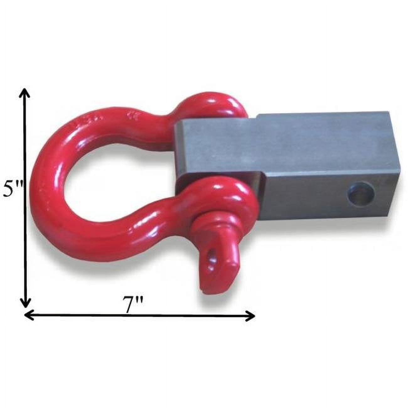 The Big One! ''Patriot Red'' MEGA SHACKLE BRACKET (steel) with 1 inch ...