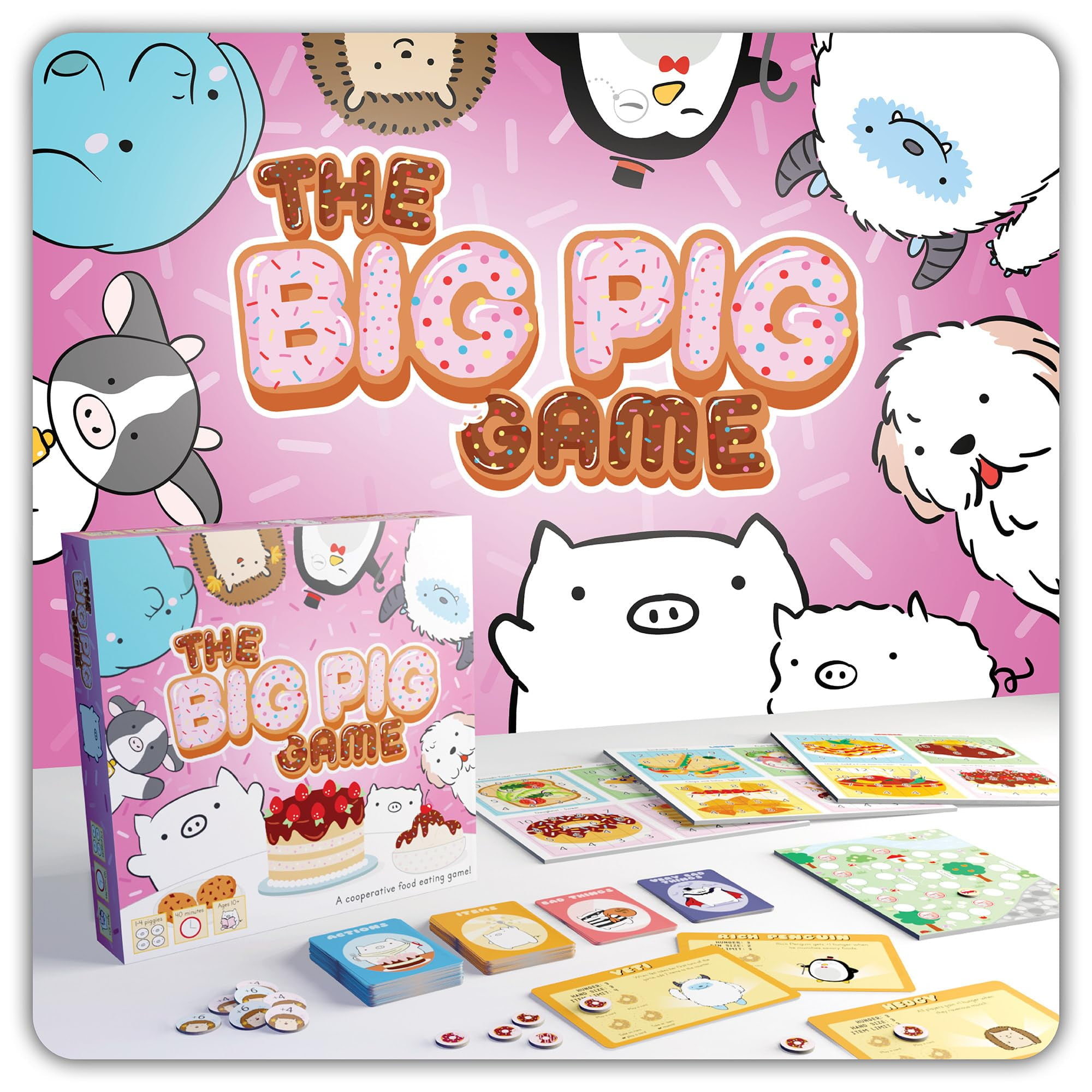 The Big Pig Board Game A Cooperative, Cute Animal, and Family Board and ...