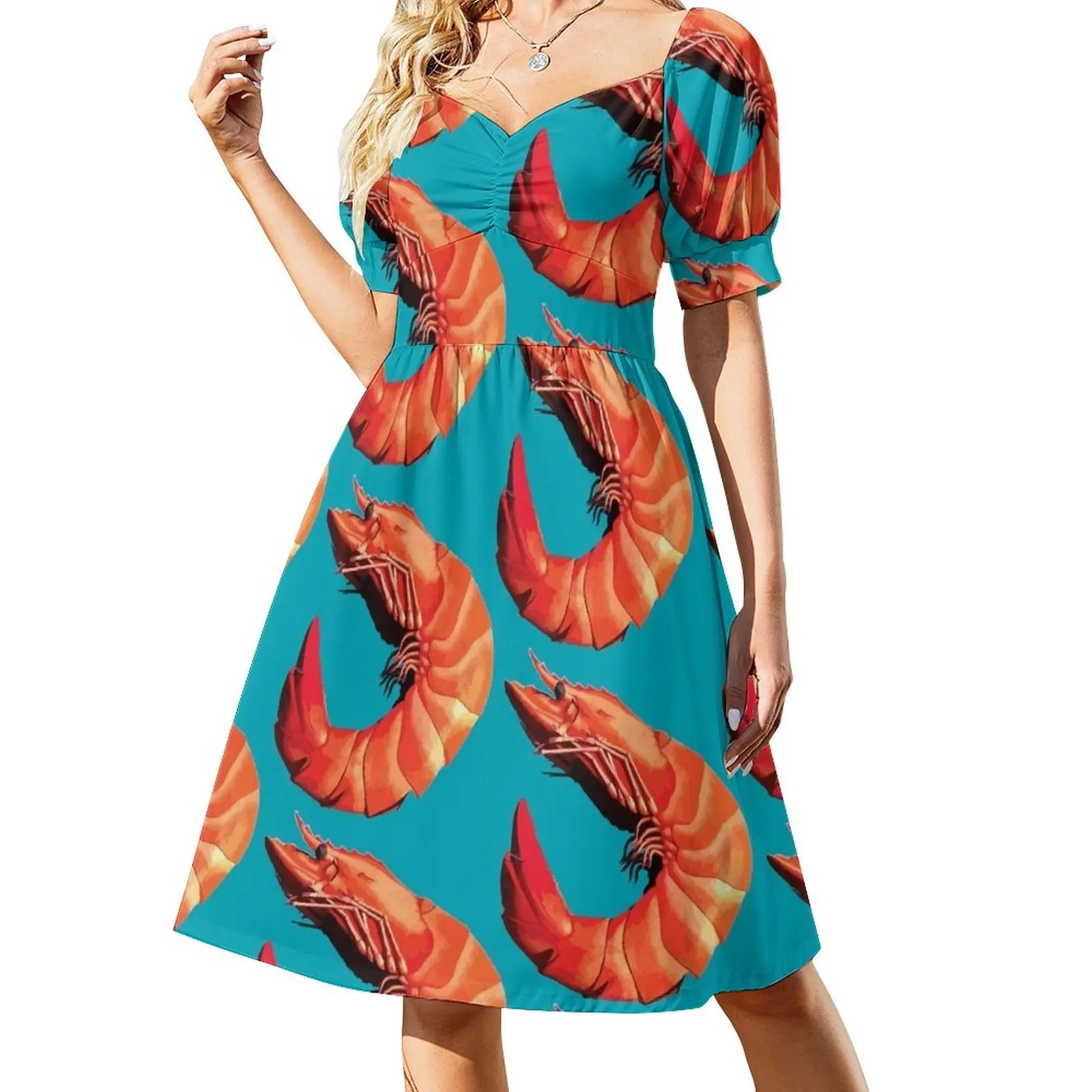 The Big Prawn Sleeveless Dress clothing women summer 2024 dresses for ...