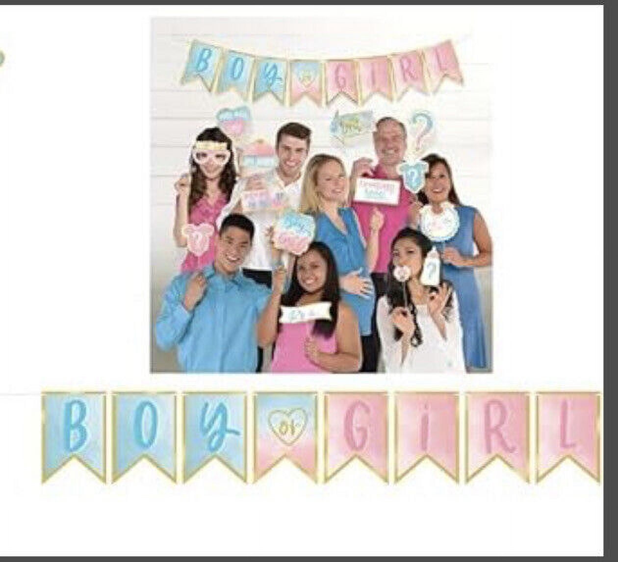 The Big Reveal Selfie Scene Props & Banner - Walmart.com