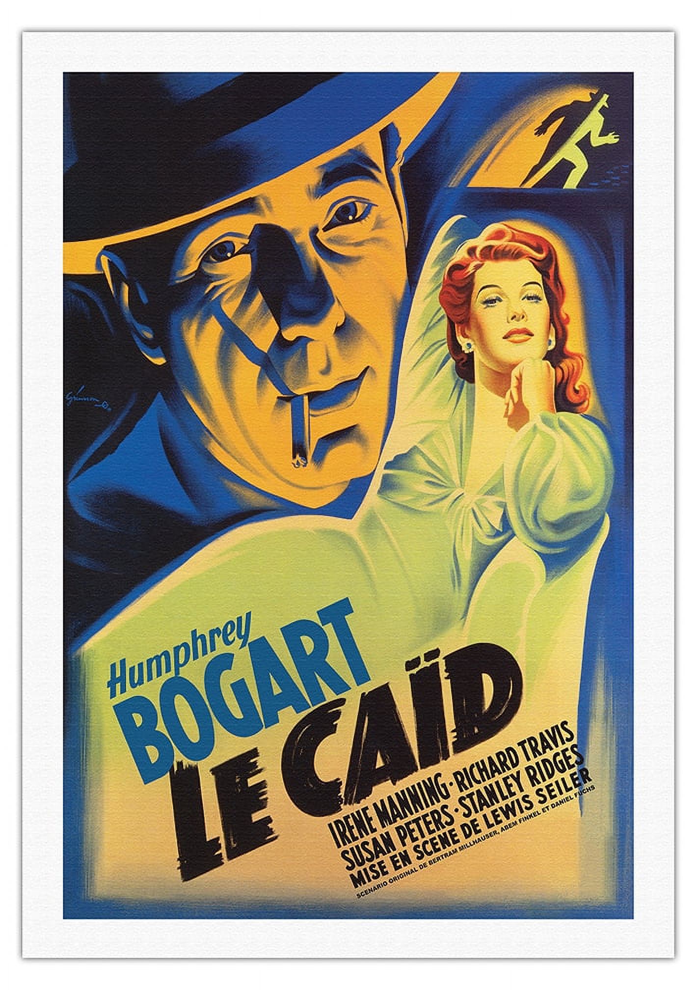 The Big Shot (Le Caid) - Staring Humphrey Bogart - Vintage French Film ...