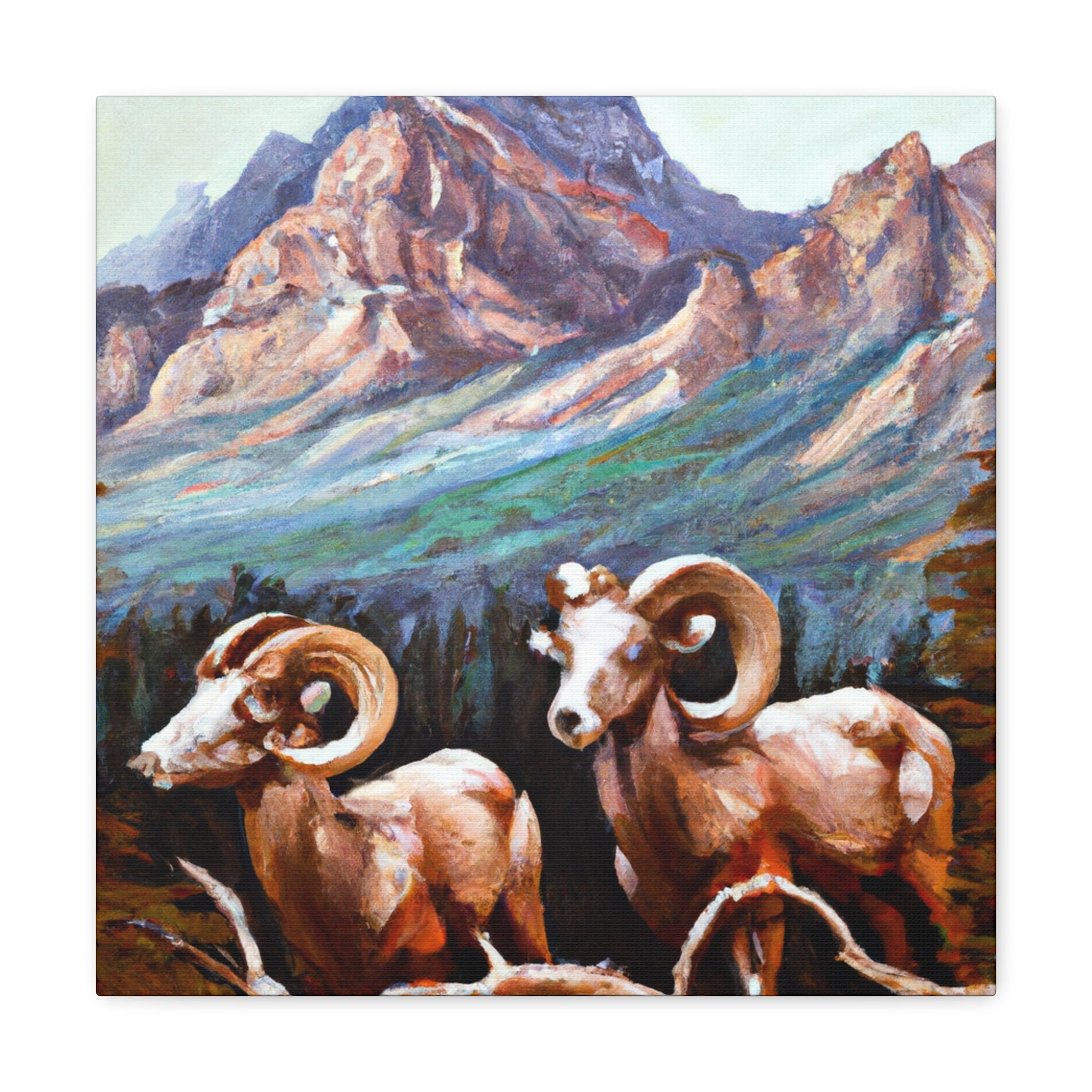 "The Bighorn Breath" - Canvas - Walmart.com
