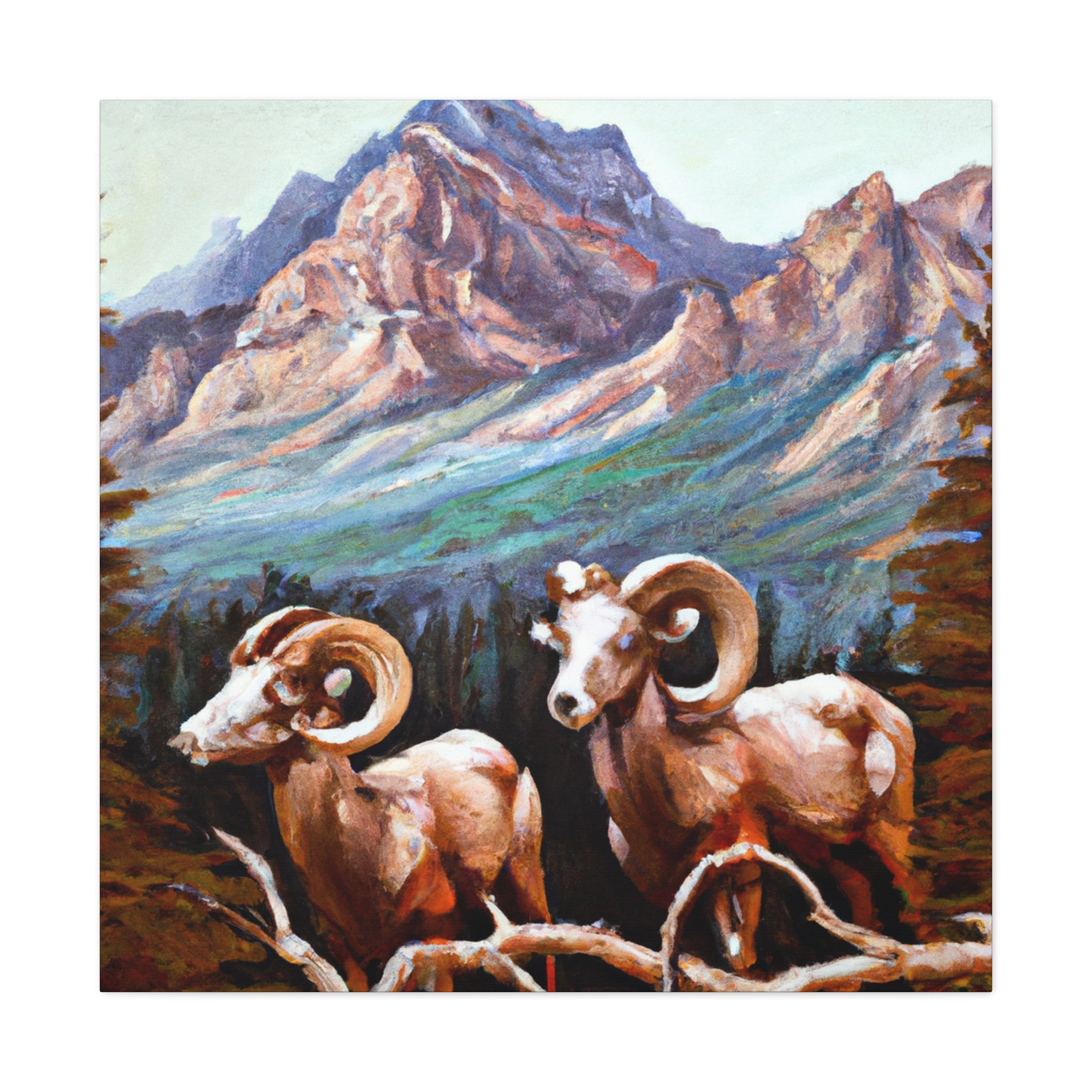 "The Bighorn Breath" - Canvas - Walmart.com