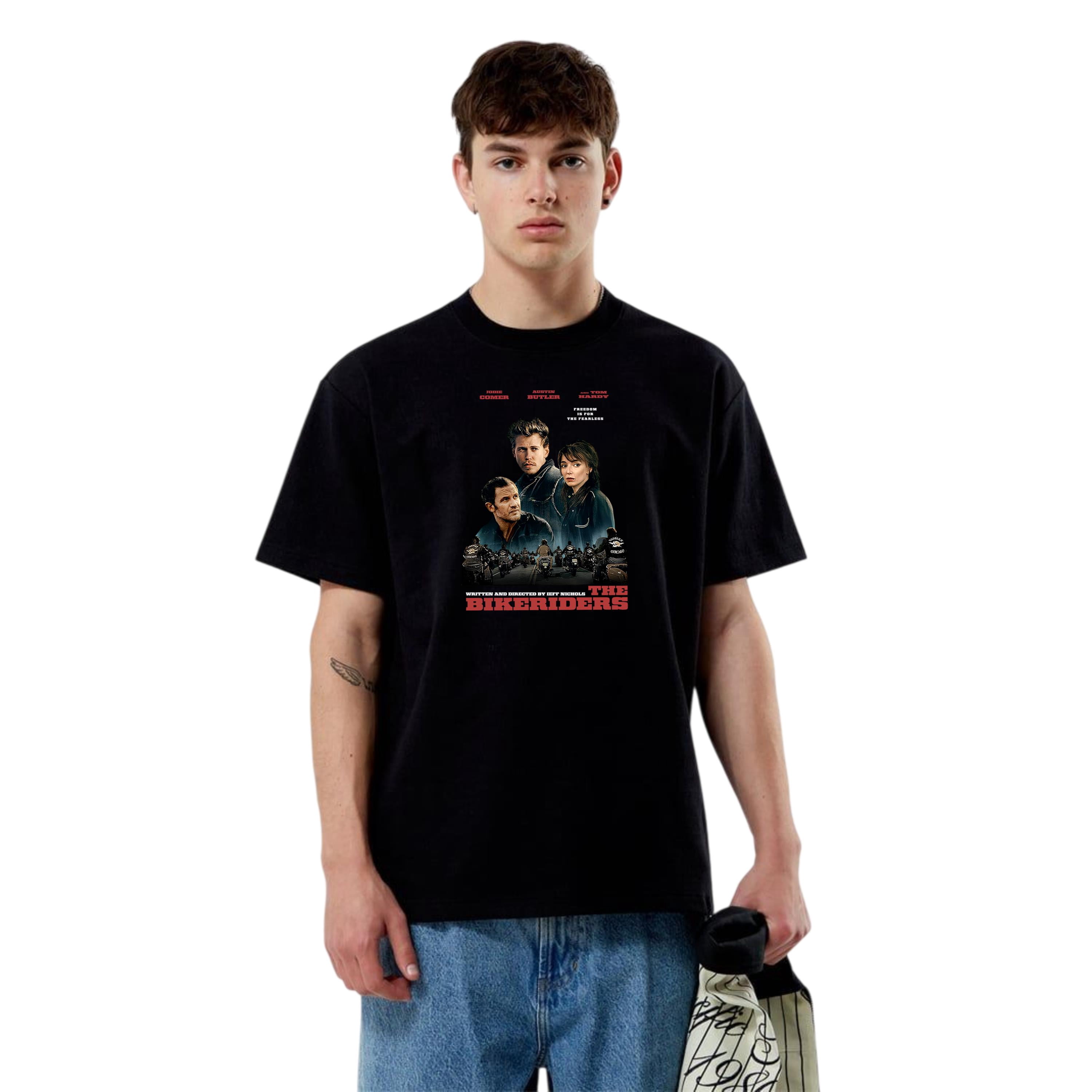 The Bikeriders 2024 Movie MC T-Shirt Outlaws Austin Tom, for men ...