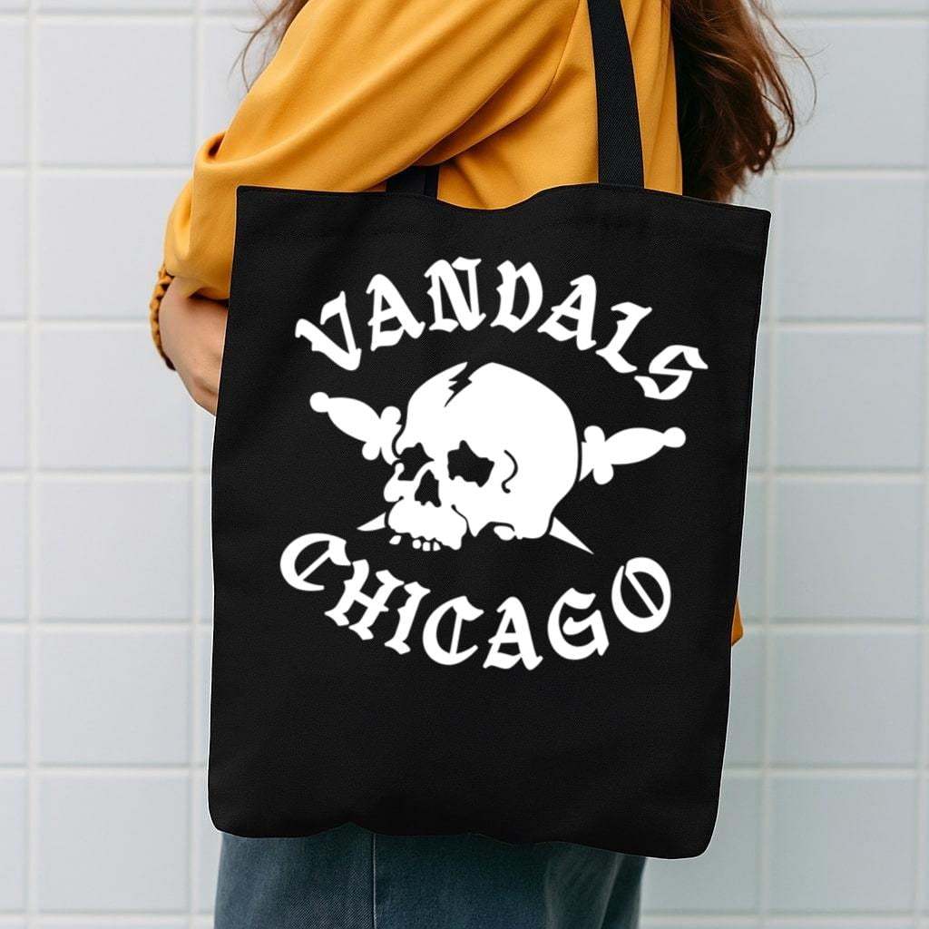 The Bikeriders Vandals Chicago Biker Gang Motorcycle Club Logo Mens Tote Bag All s And Colours ...