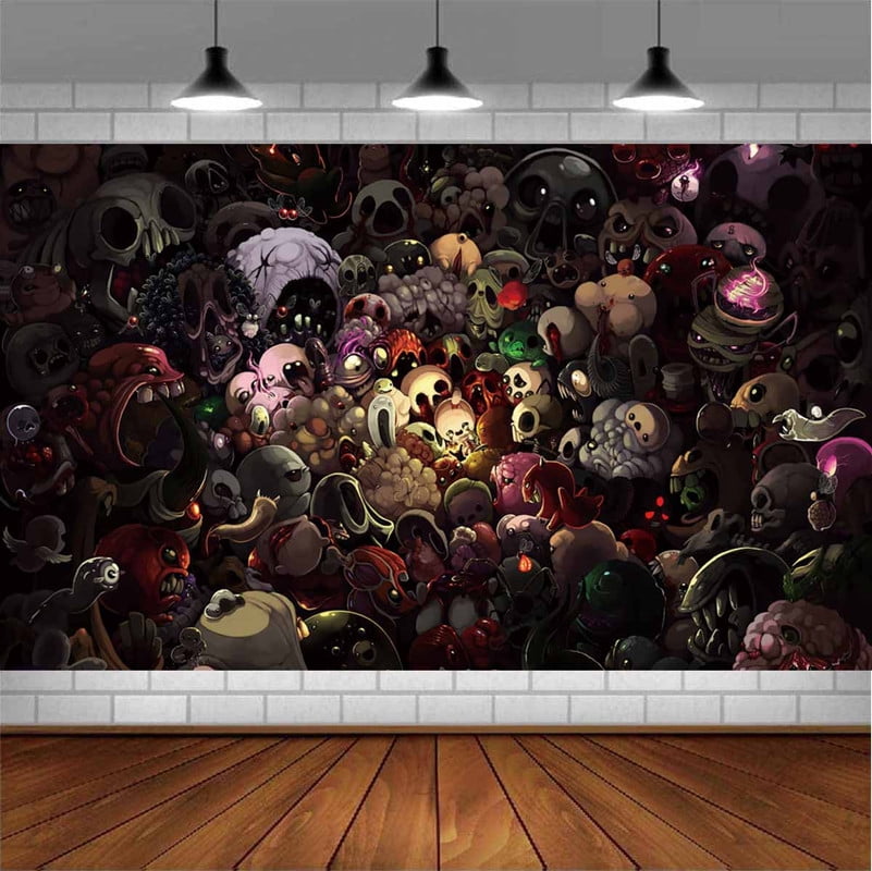 The Binding of Isaac Backdrop Banner Party Supplies Poster Movie Theme ...