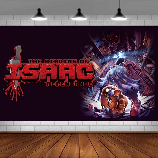The Binding of Isaac Backdrop Banner Party Supplies Poster Movie Theme ...