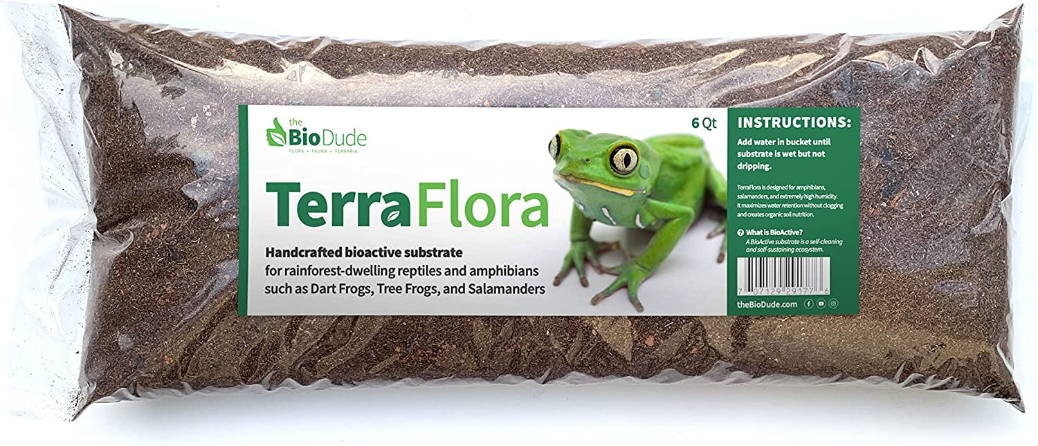 The Bio Dude Terra Flora Bioactive Reptile Substrate for terrariums and ...
