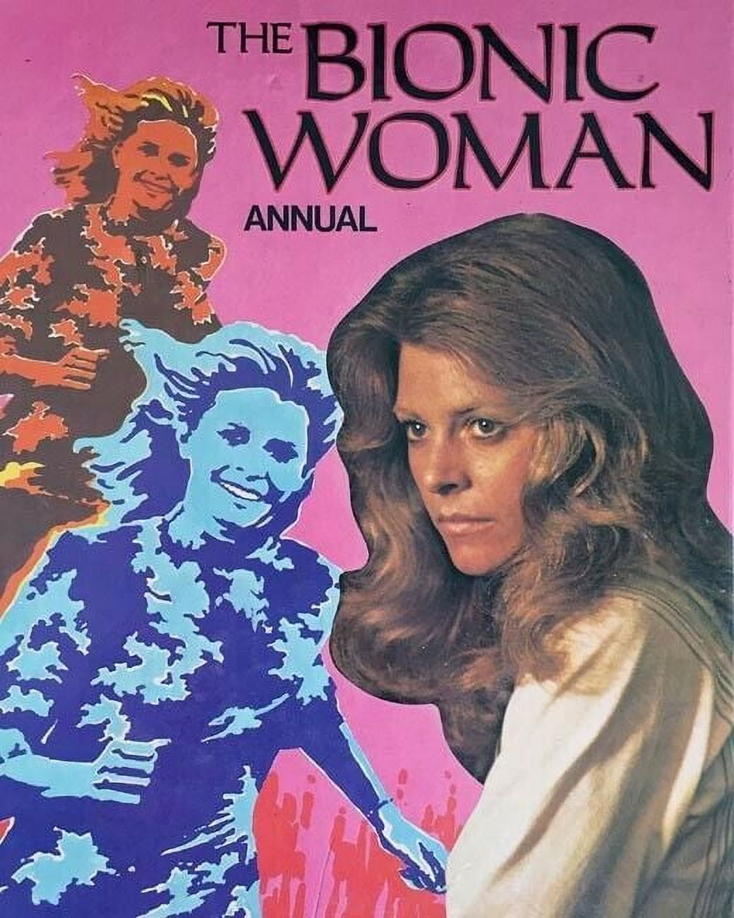 The Bionic Woman Lindsay Wagner cover art from British Annual 8x10 inch ...