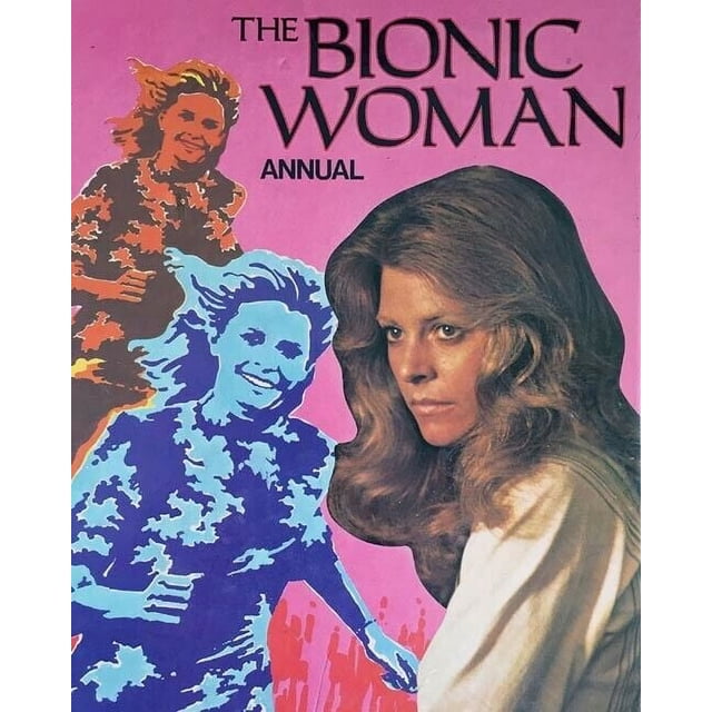 The Bionic Woman Lindsay Wagner cover art from British Annual 8x10 inch ...