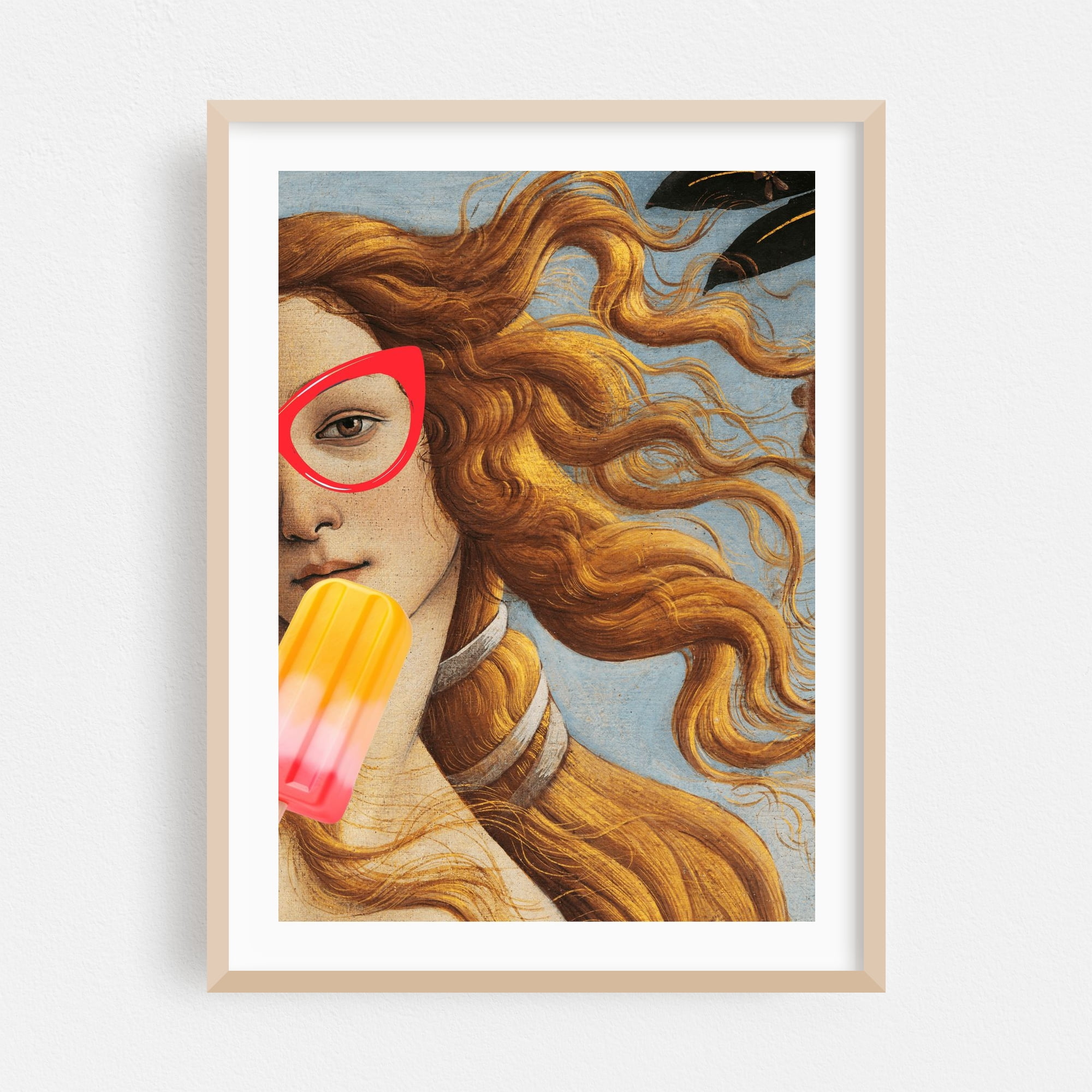 The Birth of Venus Summer Collage - Photography Oak Framed Wall Art ...