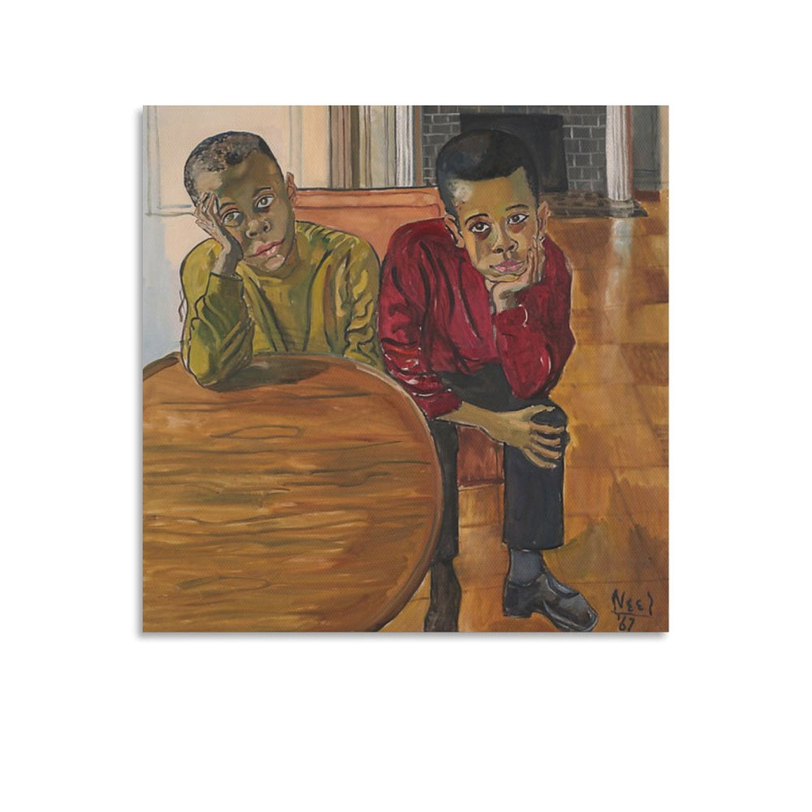 The Black Boys by Alice Neel Painting Artworks Picture Print Poster ...