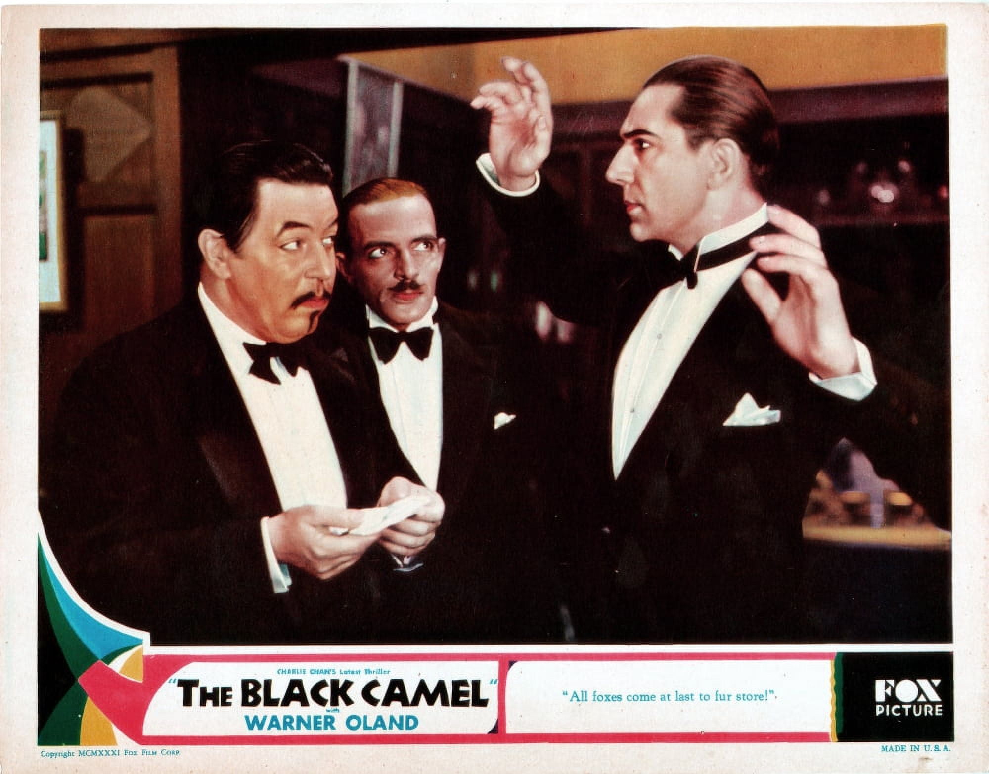The Black Camel Movie Poster Masterprint - Walmart.com