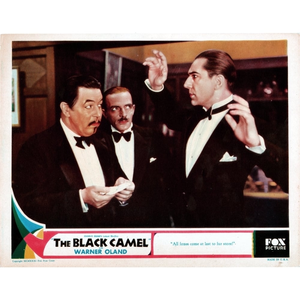 The Black Camel Movie Poster Masterprint - Walmart.com