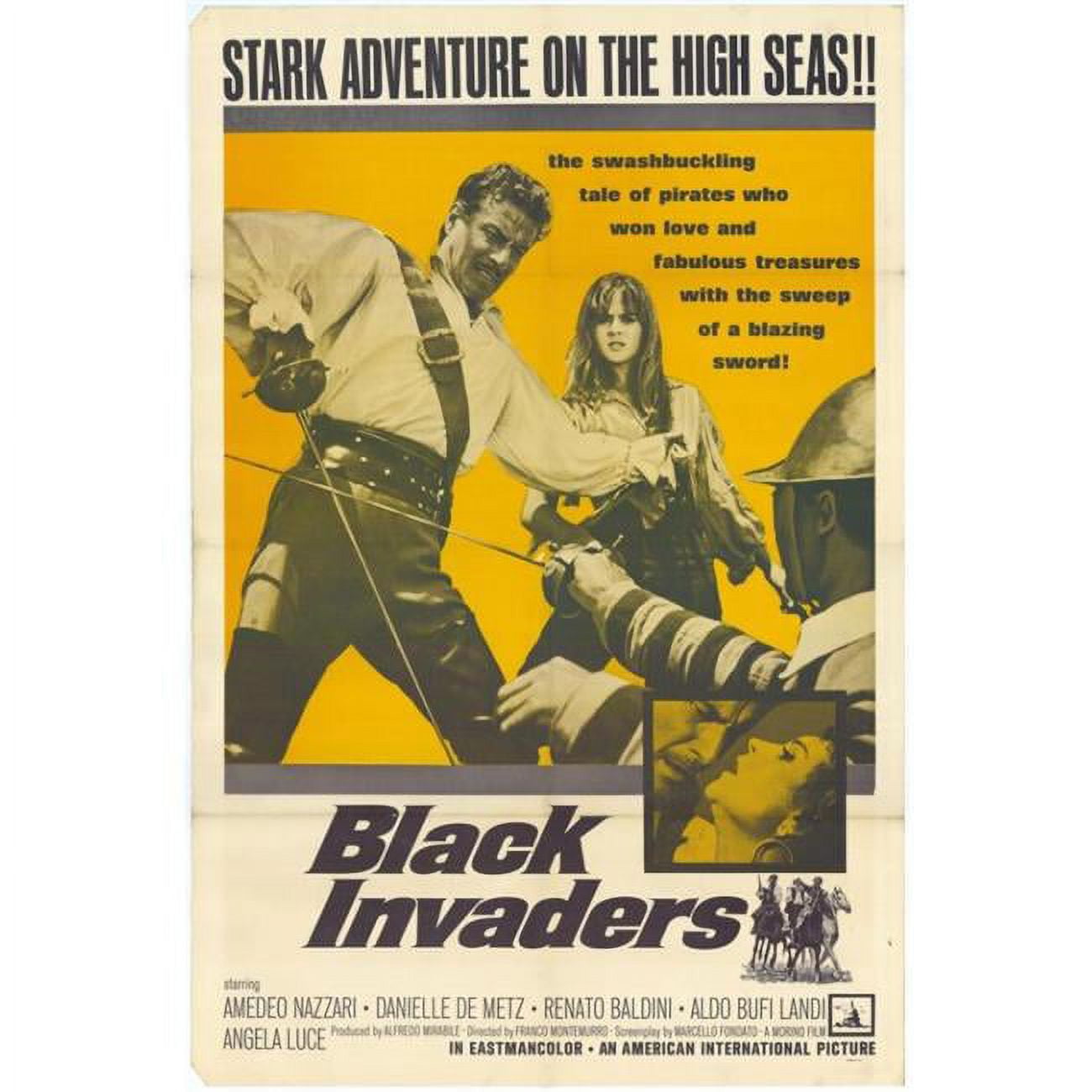 The Black Invaders Movie Poster - 27 x 40 in. - Walmart.com