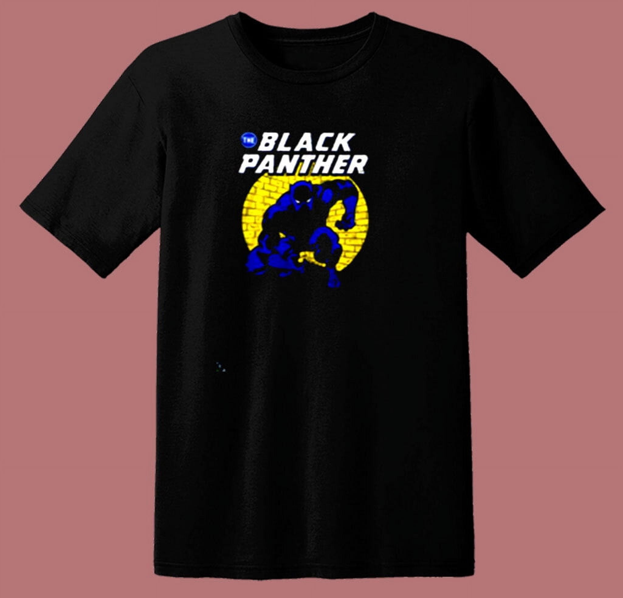 The Black Panther Spotlight Traditional 80s T Shirt - Walmart.com
