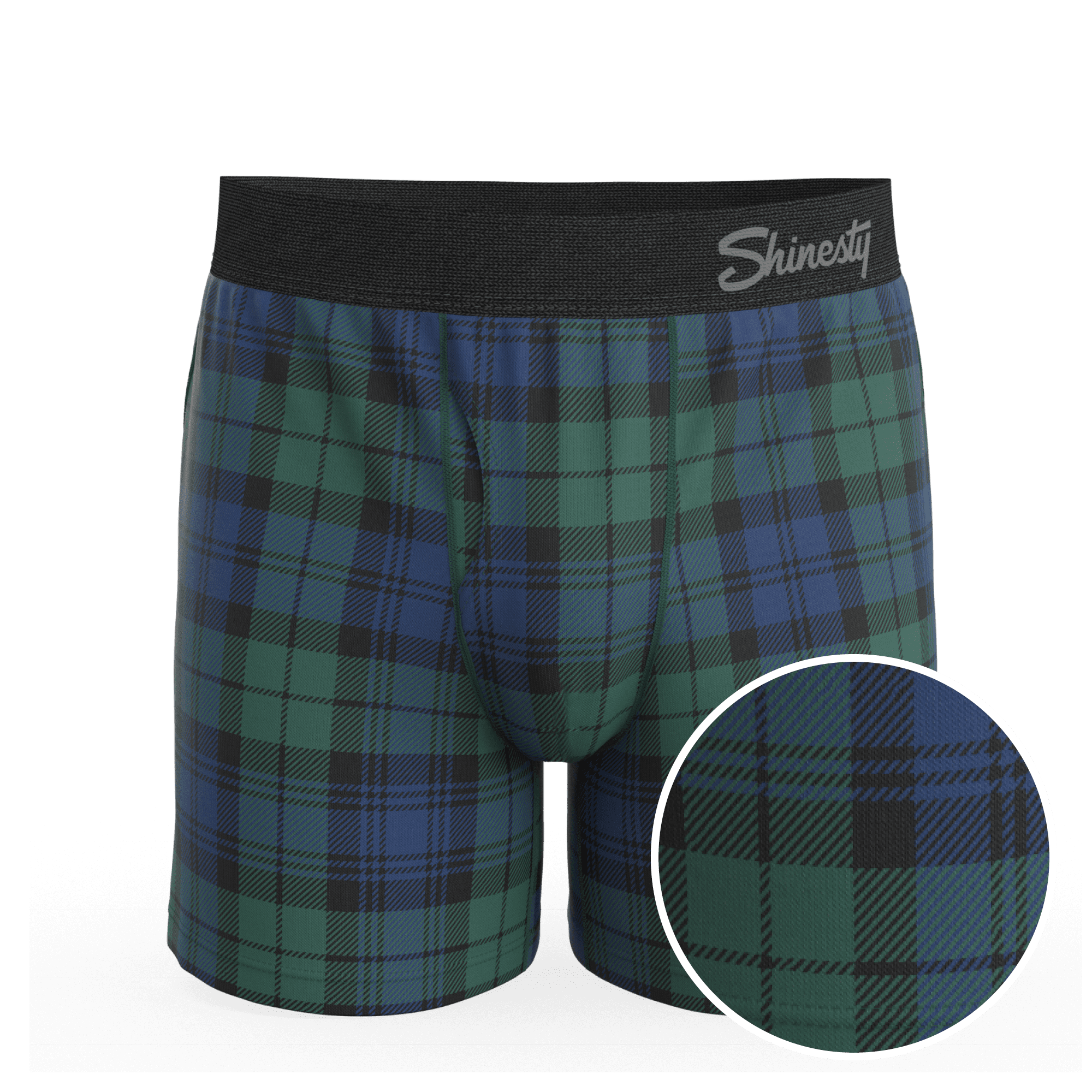 The Black Watch - Shinesty Tartan Plaid Boxers Large - Walmart.com