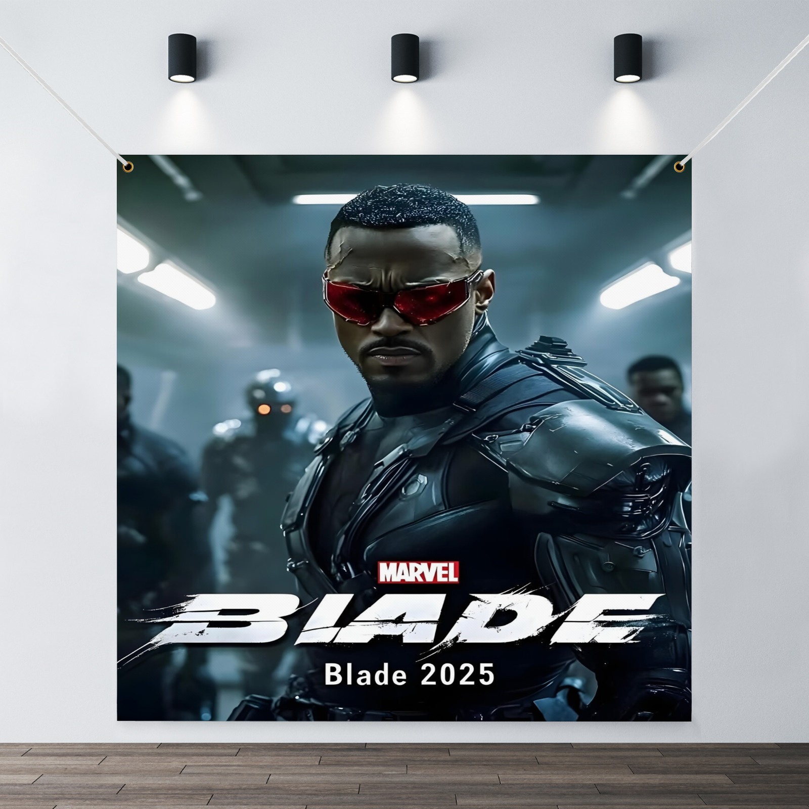 The Blade holiday banner is perfect for adding festive cheer.35.43x35 ...