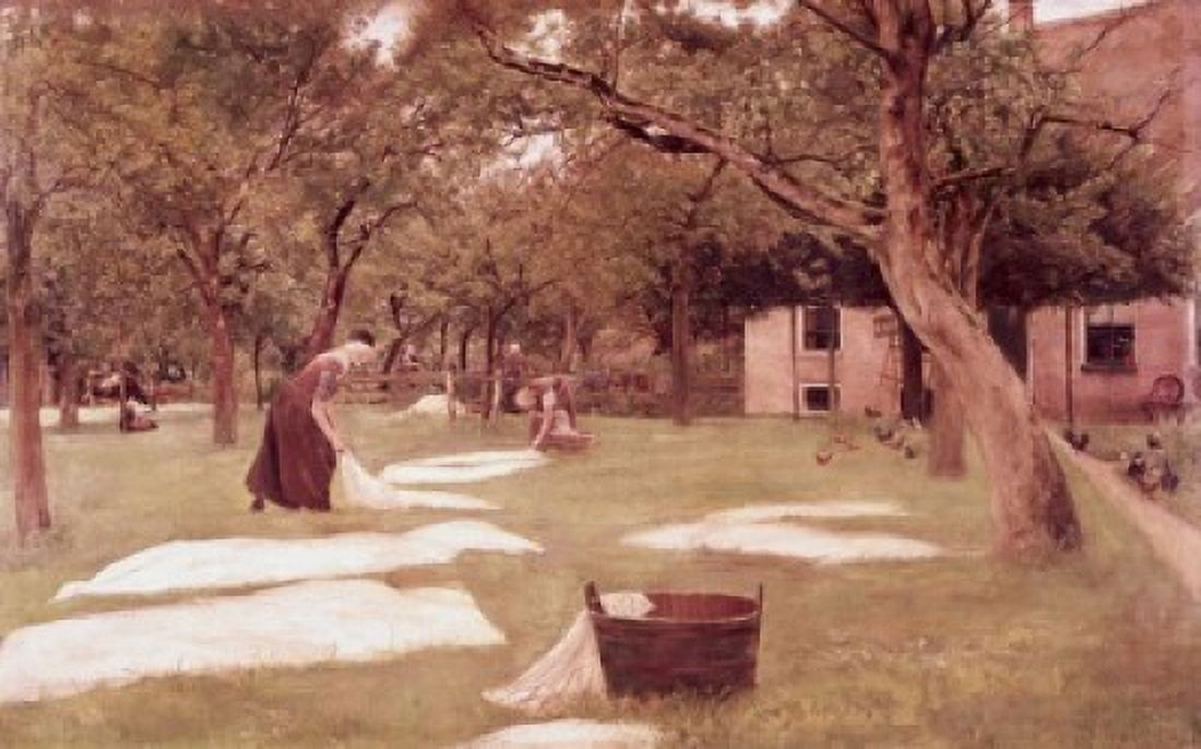 The Bleaching Ground, Max Liebermann (1847-1935 German), Oil On Canvas ...