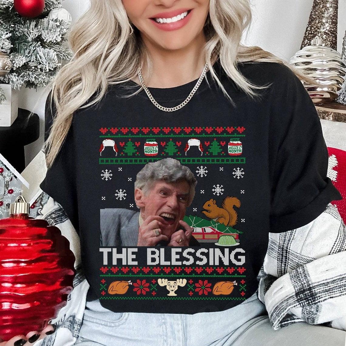 The Blessing Ugly Sweater Uncle Lewis National Lampoon's Christmas ...